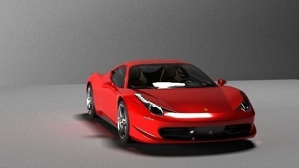 Ferarri Italia Model 3D model | CGTrader
