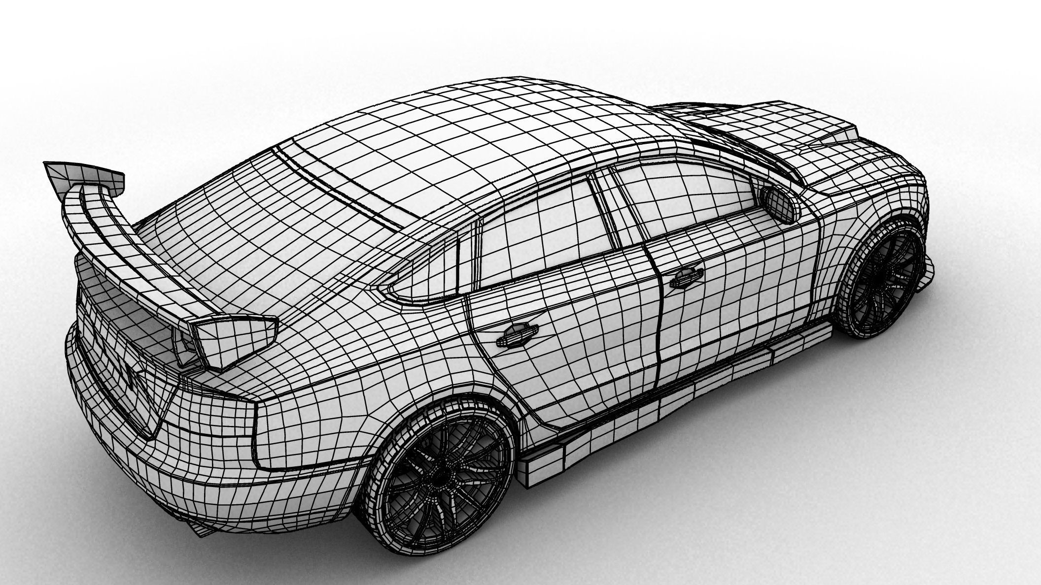Audi Modified Car 3D model | CGTrader