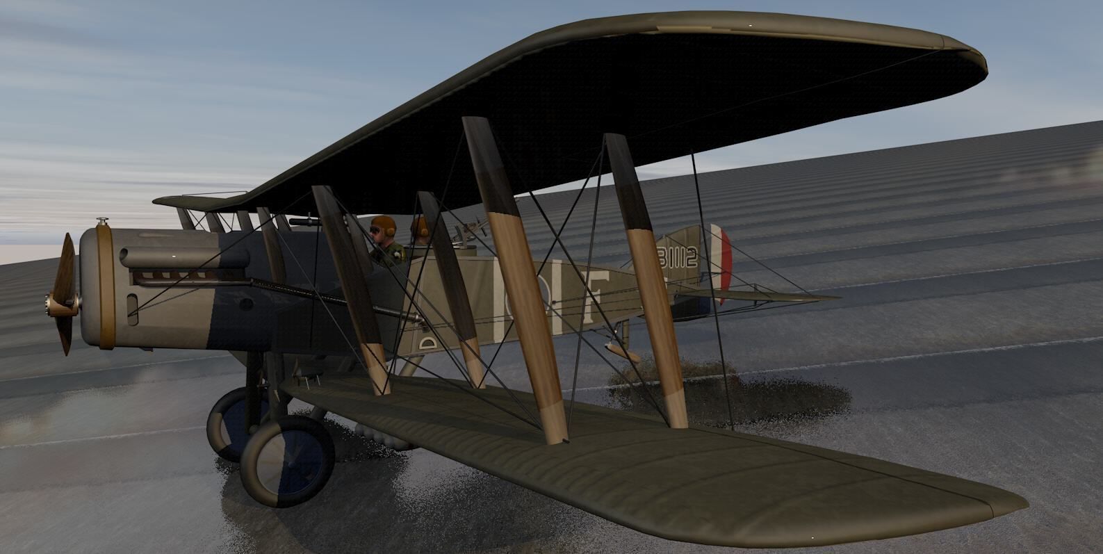 Bristol F-2B 3D model | CGTrader
