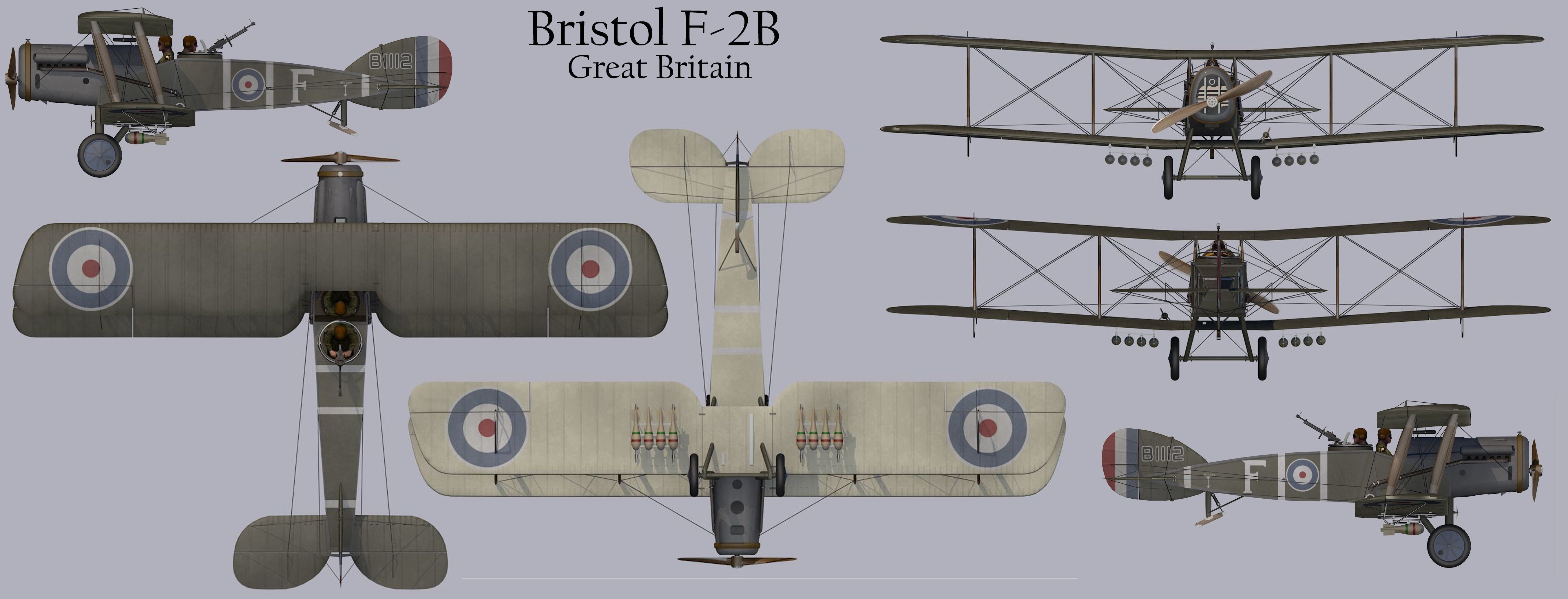 Bristol F-2B 3D model | CGTrader