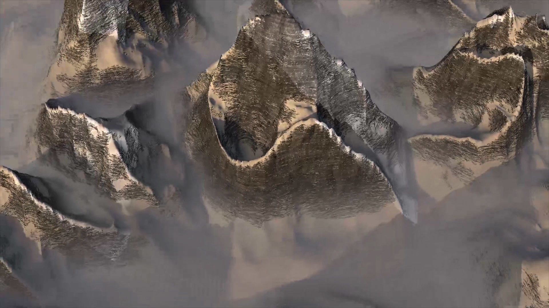 snowy mountain animation 3D model animated rigged | CGTrader