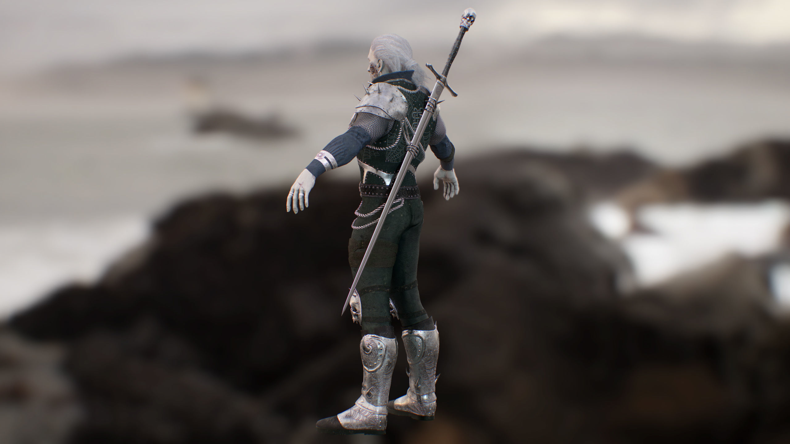 3D model necromancer VR / AR / low-poly rigged | CGTrader