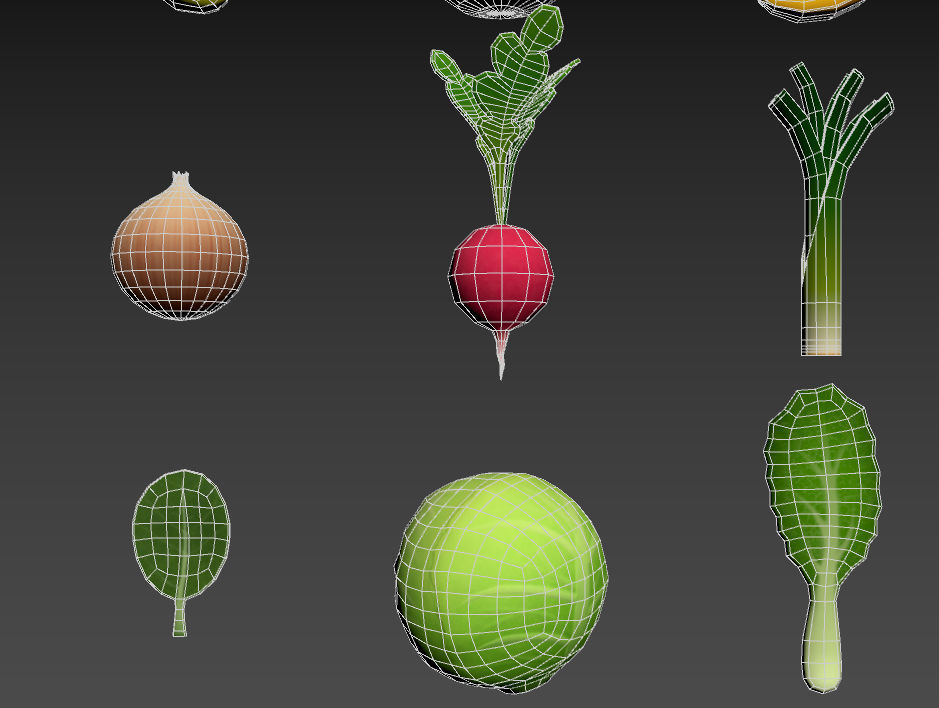 3D model Cartoon Food Pack 5 VR / AR / low-poly | CGTrader