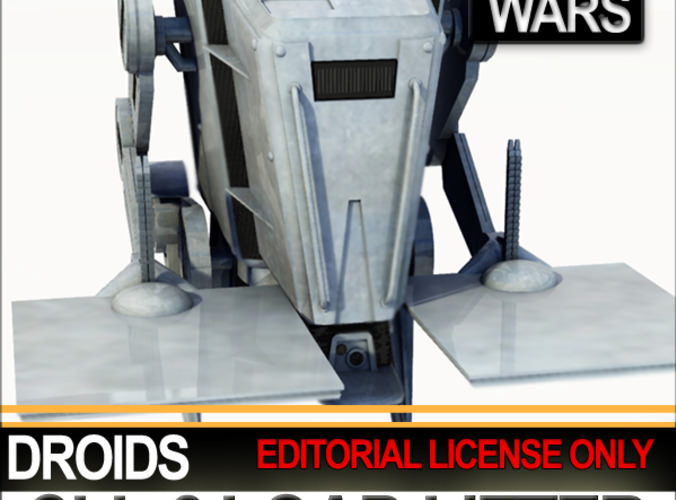CLL 8 Load Lifter Droid Star Wars 3D Model OBJ 3DS C4D VUE | CGTrader.com