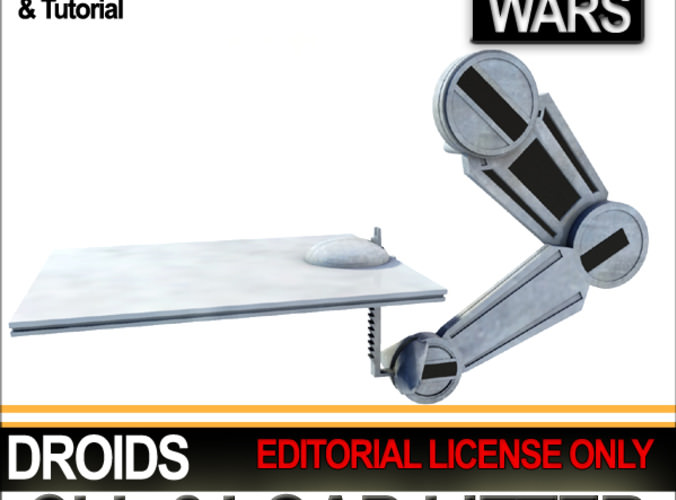 CLL 8 Load Lifter Droid Star Wars 3D Model OBJ 3DS C4D VUE | CGTrader.com