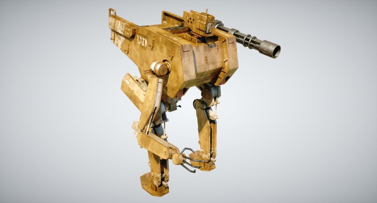 D Walker Robot 3D model | CGTrader