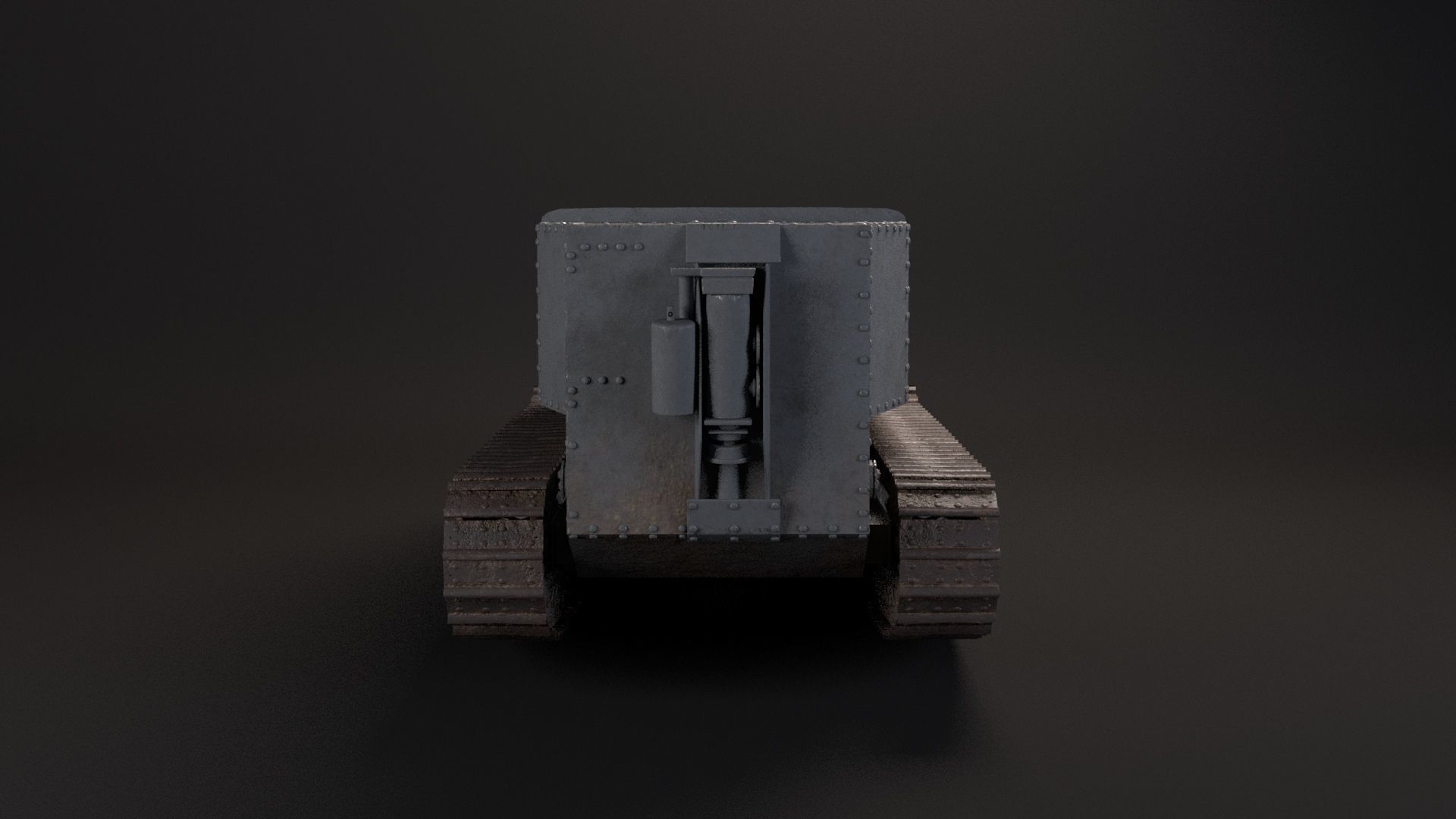 Little Willie WW1 Tank 1915 3D model | CGTrader