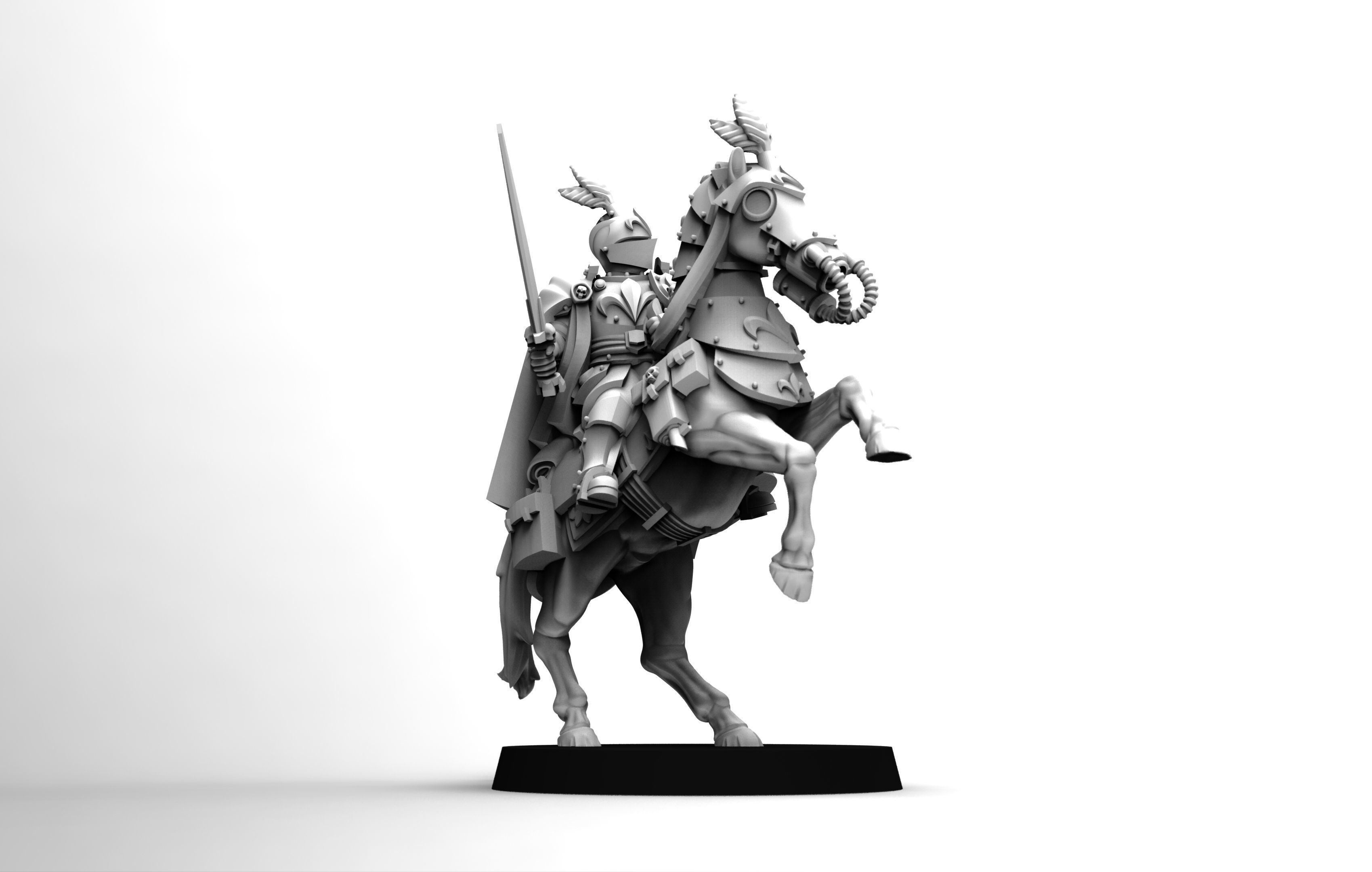 Feudal Guard High Born Cavalry Officer 3D model 3D printable | CGTrader