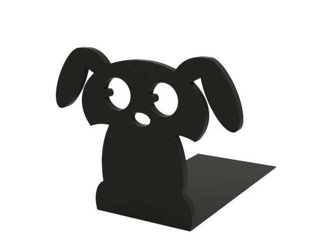 Bookend bunny book holder 3D model 3D printable | CGTrader