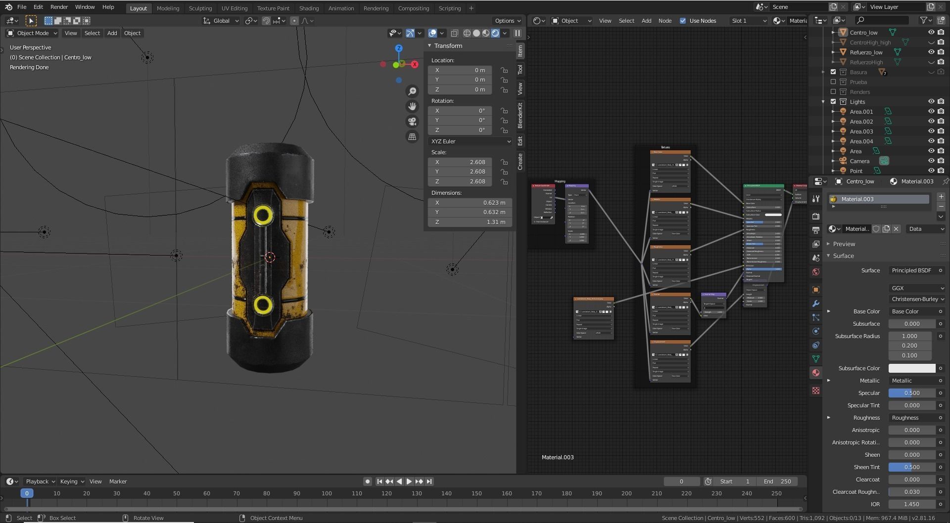 3D model Energy Container VR / AR / low-poly | CGTrader