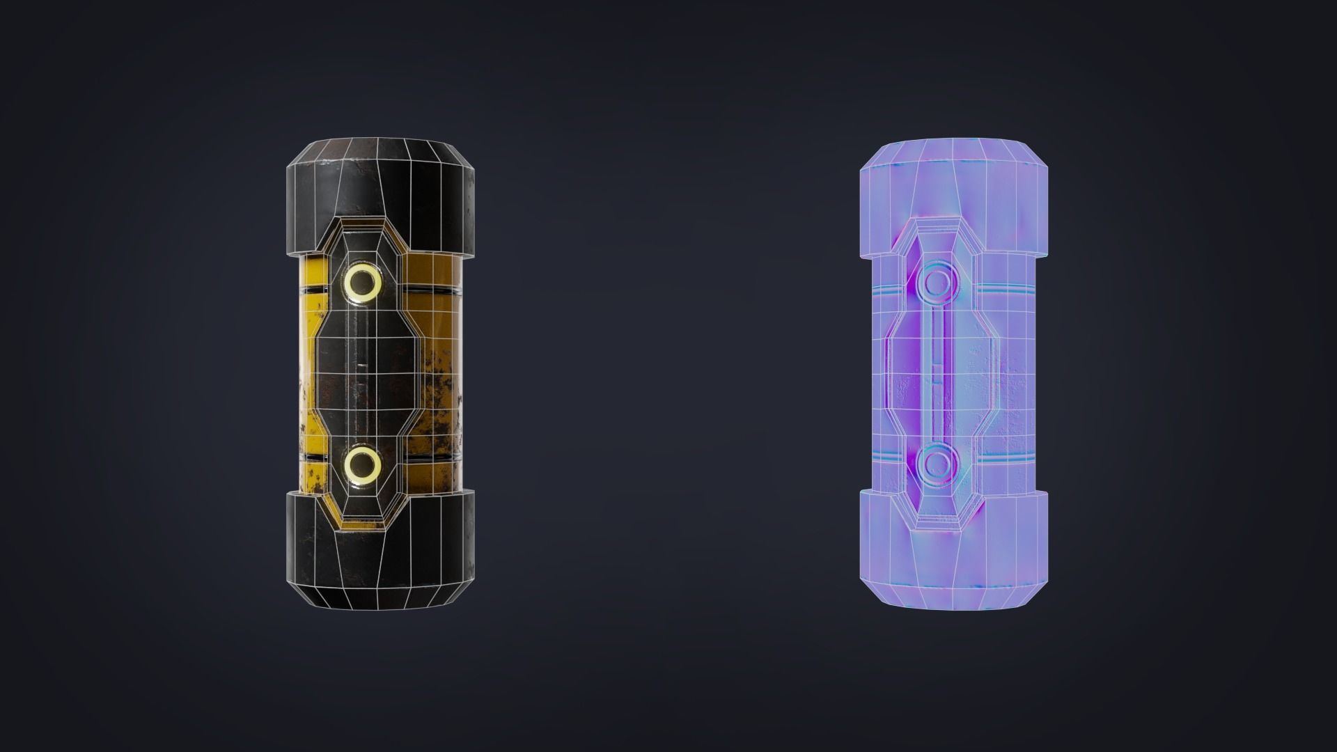 3D model Energy Container VR / AR / low-poly | CGTrader