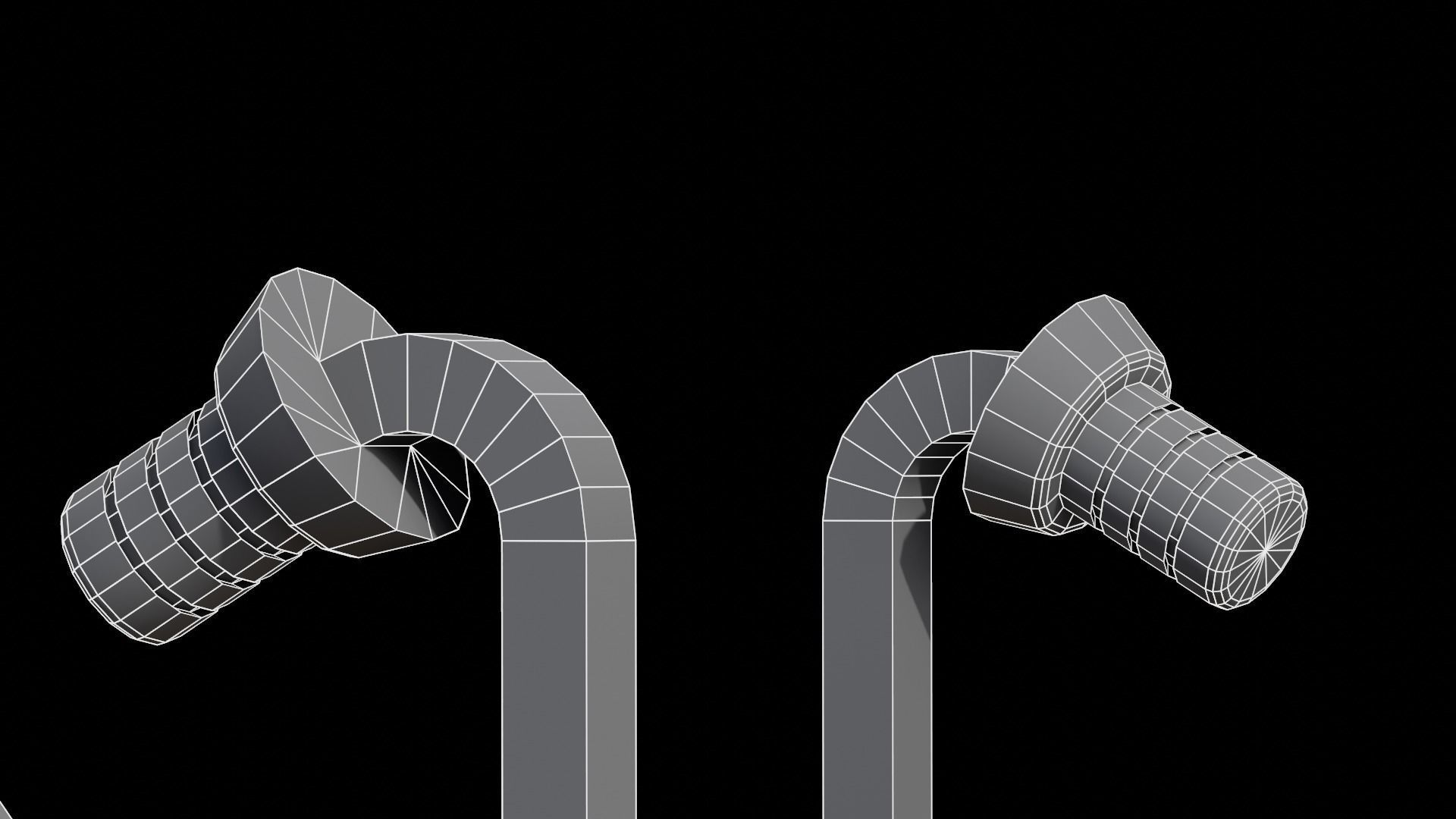 3D model External apartment building kitbash props VR / AR / low-poly ...