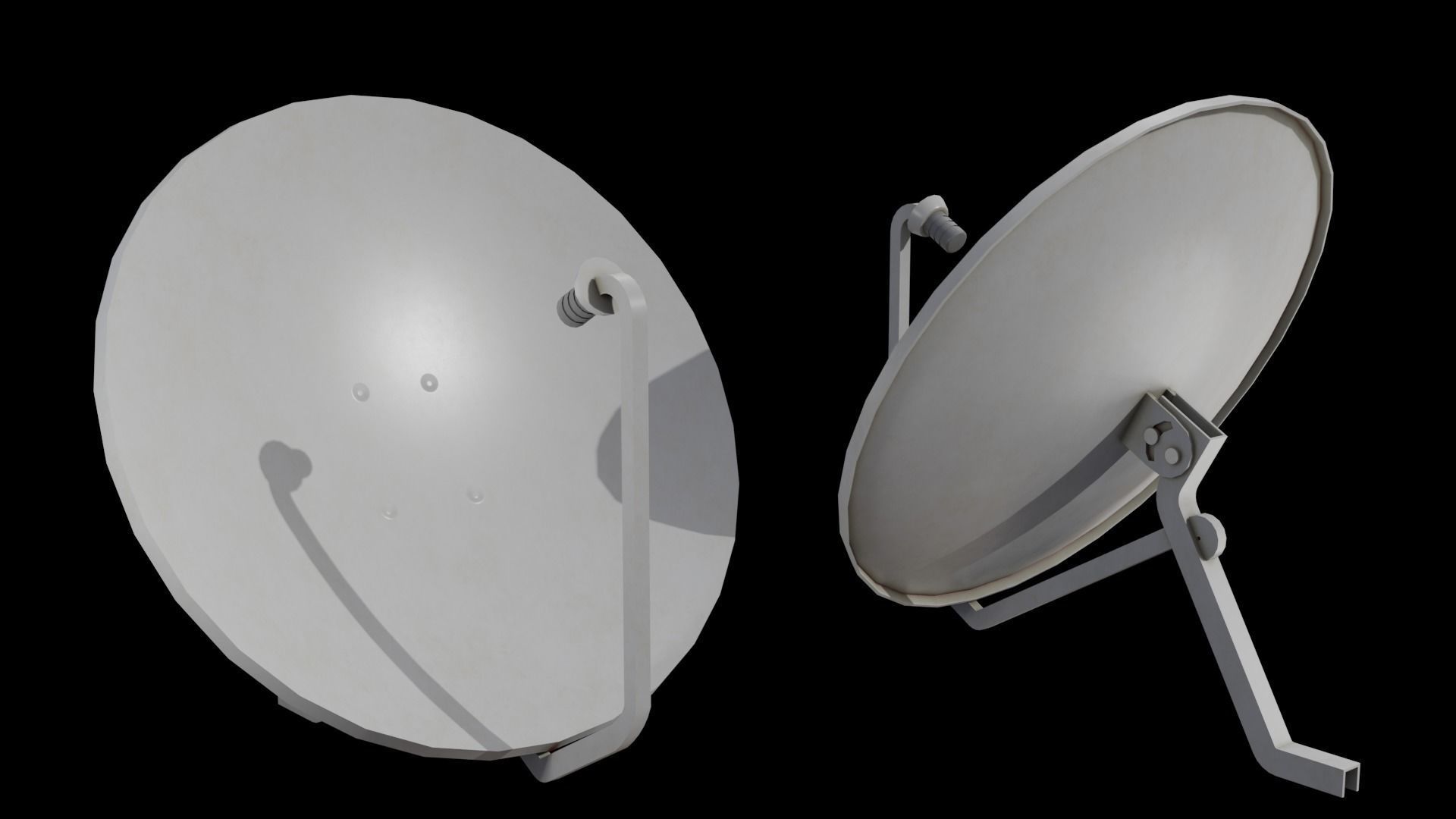 3D model External apartment building kitbash props VR / AR / low-poly ...