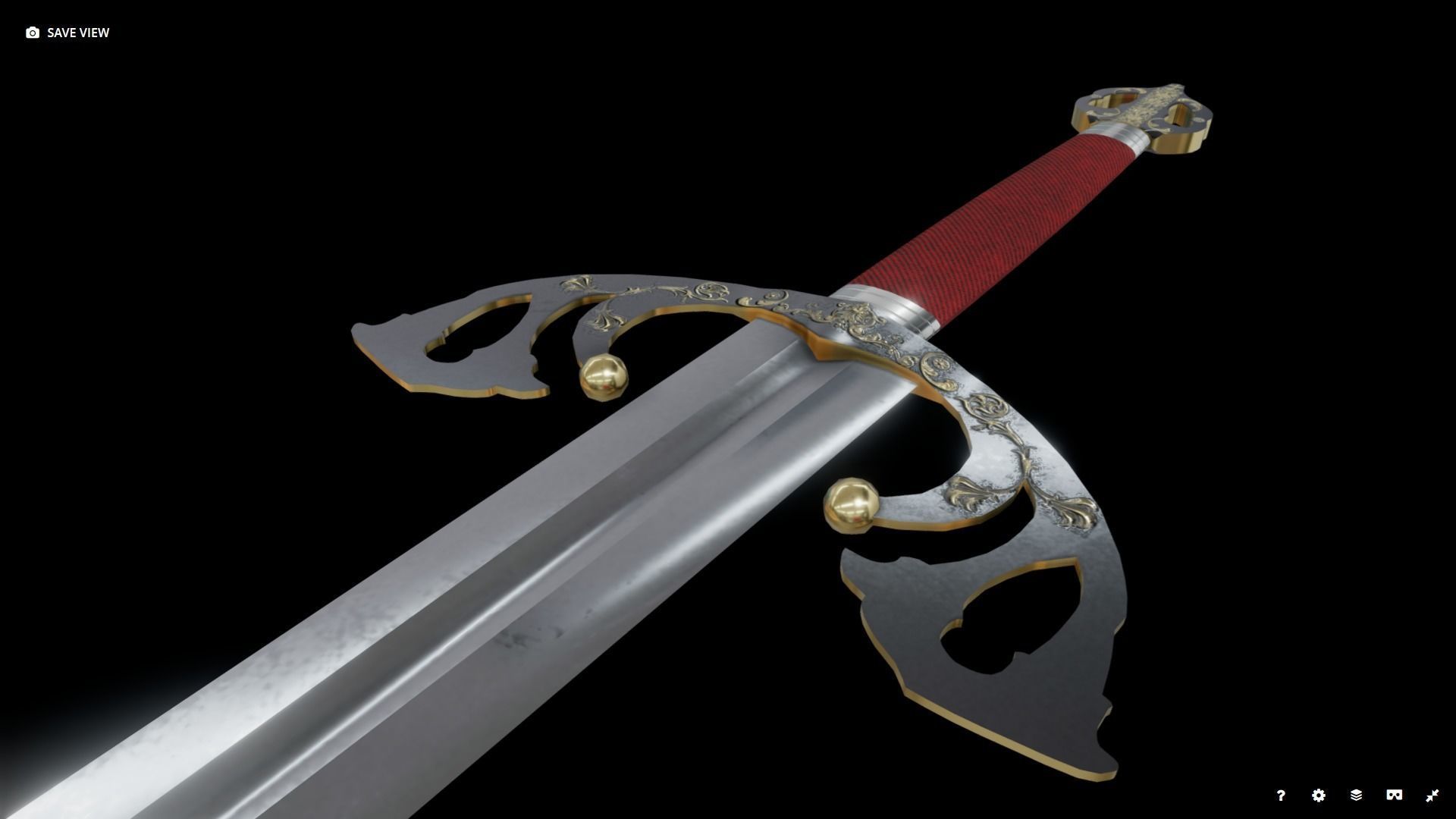 3D model The Tizona Sword of the Cid VR / AR / low-poly | CGTrader