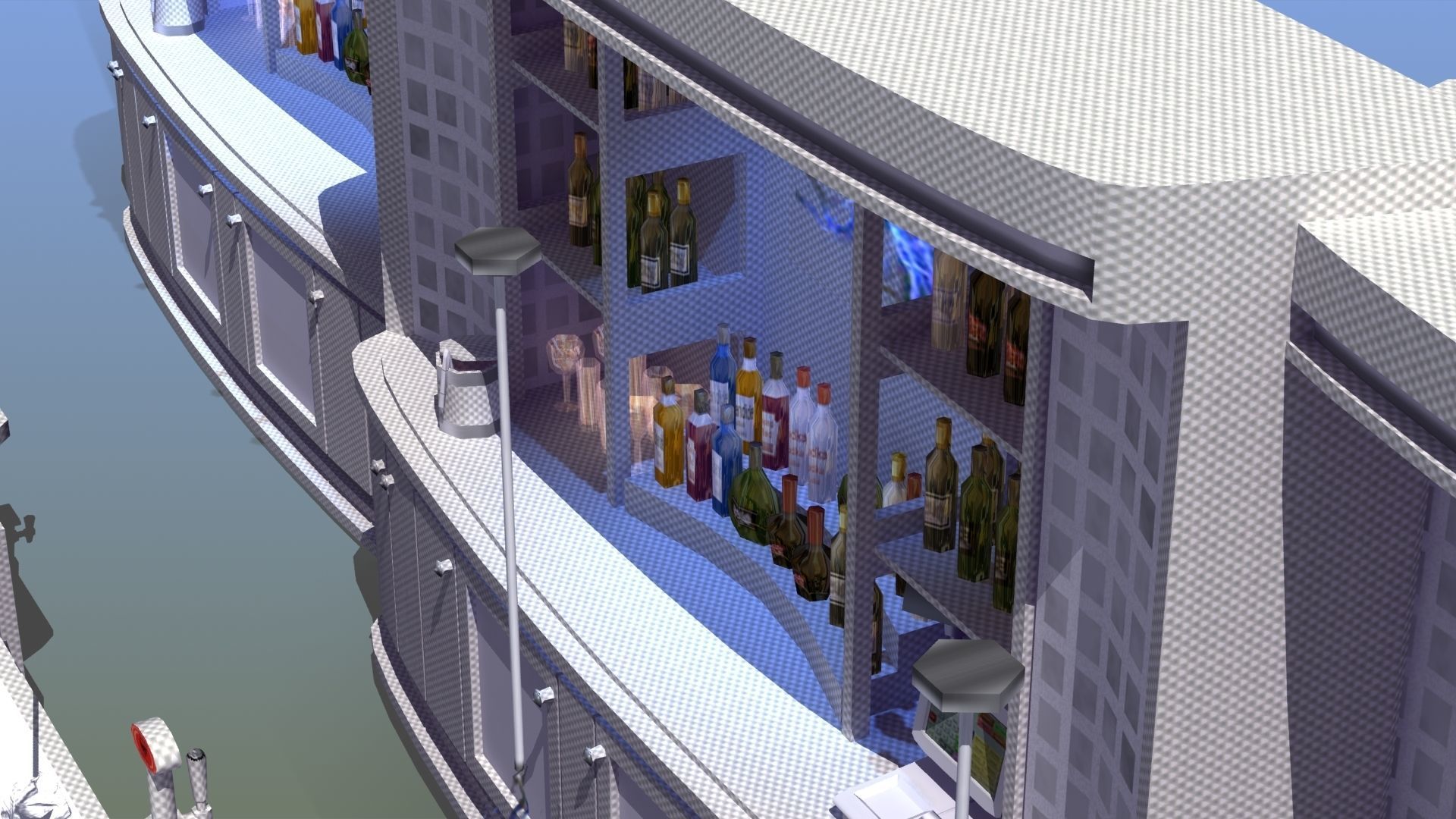 3D model Nightclub Laser Bar VR / AR / low-poly | CGTrader