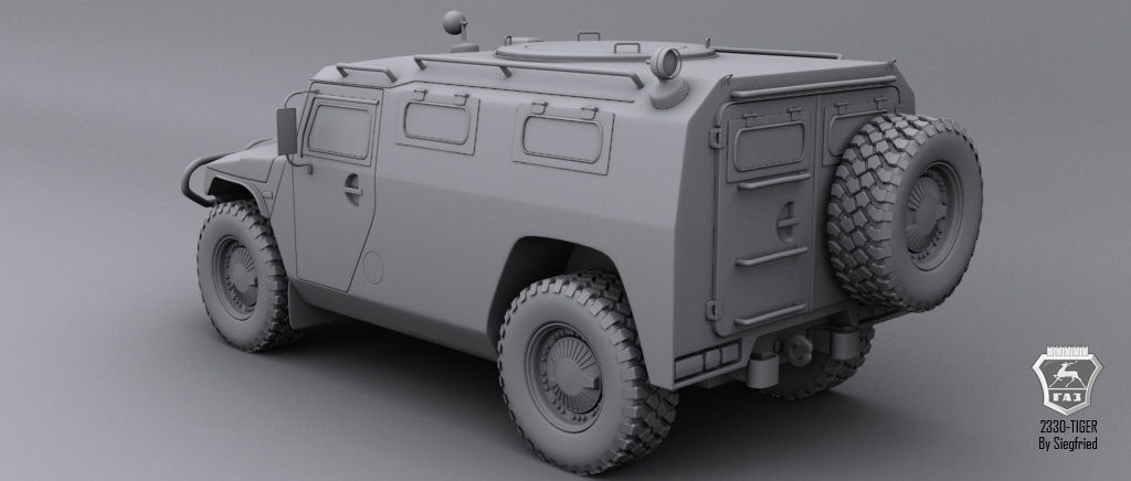 Tiger Gaz 2330 3D model | CGTrader