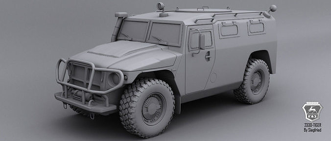 Tiger Gaz 2330 3D model | CGTrader
