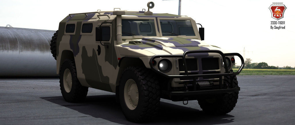 Tiger Gaz 2330 3D model | CGTrader