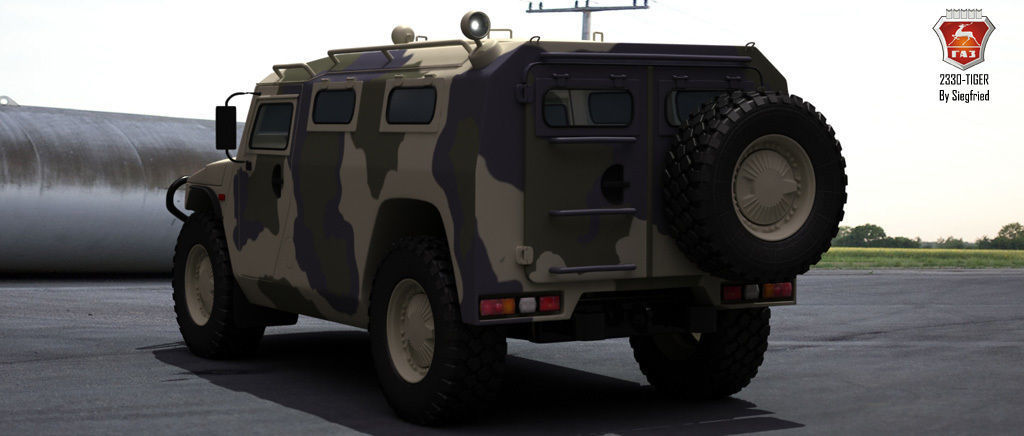 Tiger Gaz 2330 3D model | CGTrader