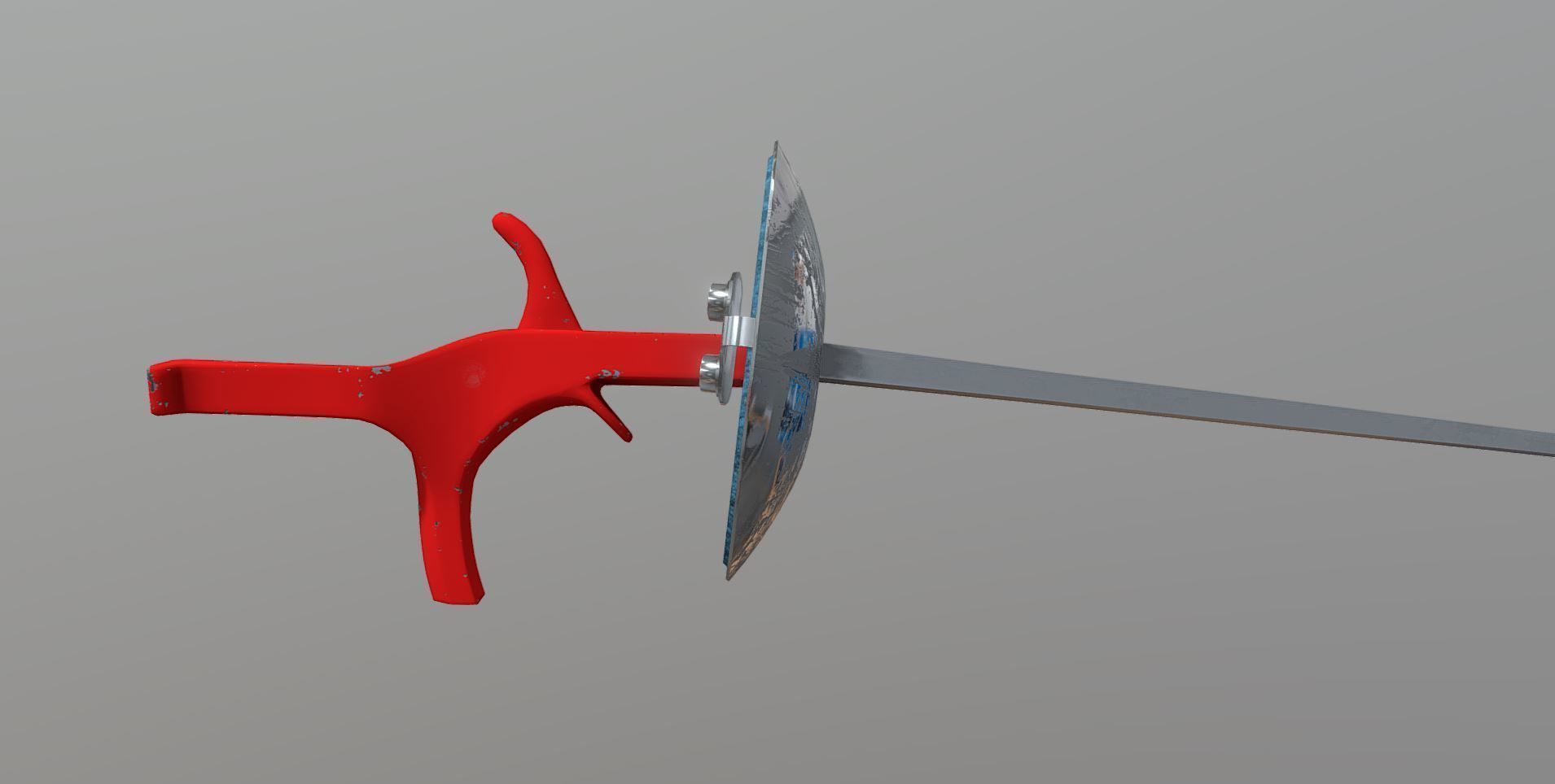 3D model A used foil fencing weapon VR / AR / low-poly | CGTrader