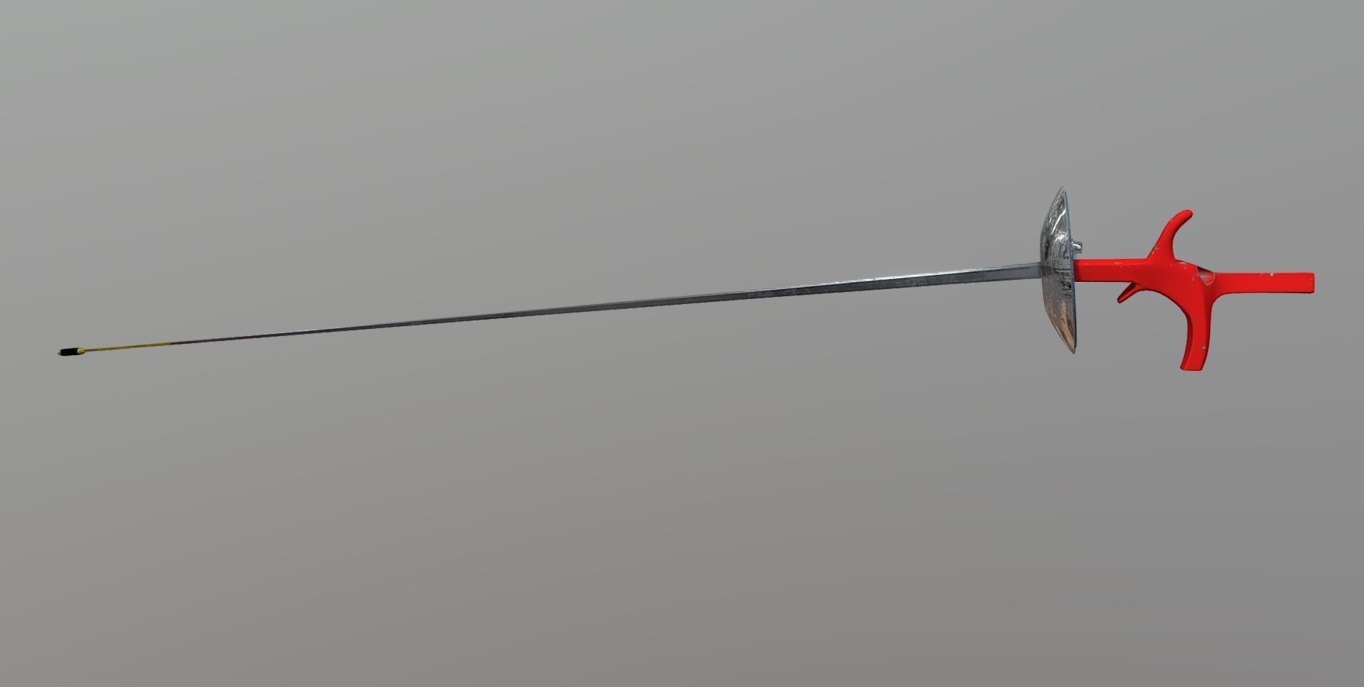 3D model A used foil fencing weapon VR / AR / low-poly | CGTrader