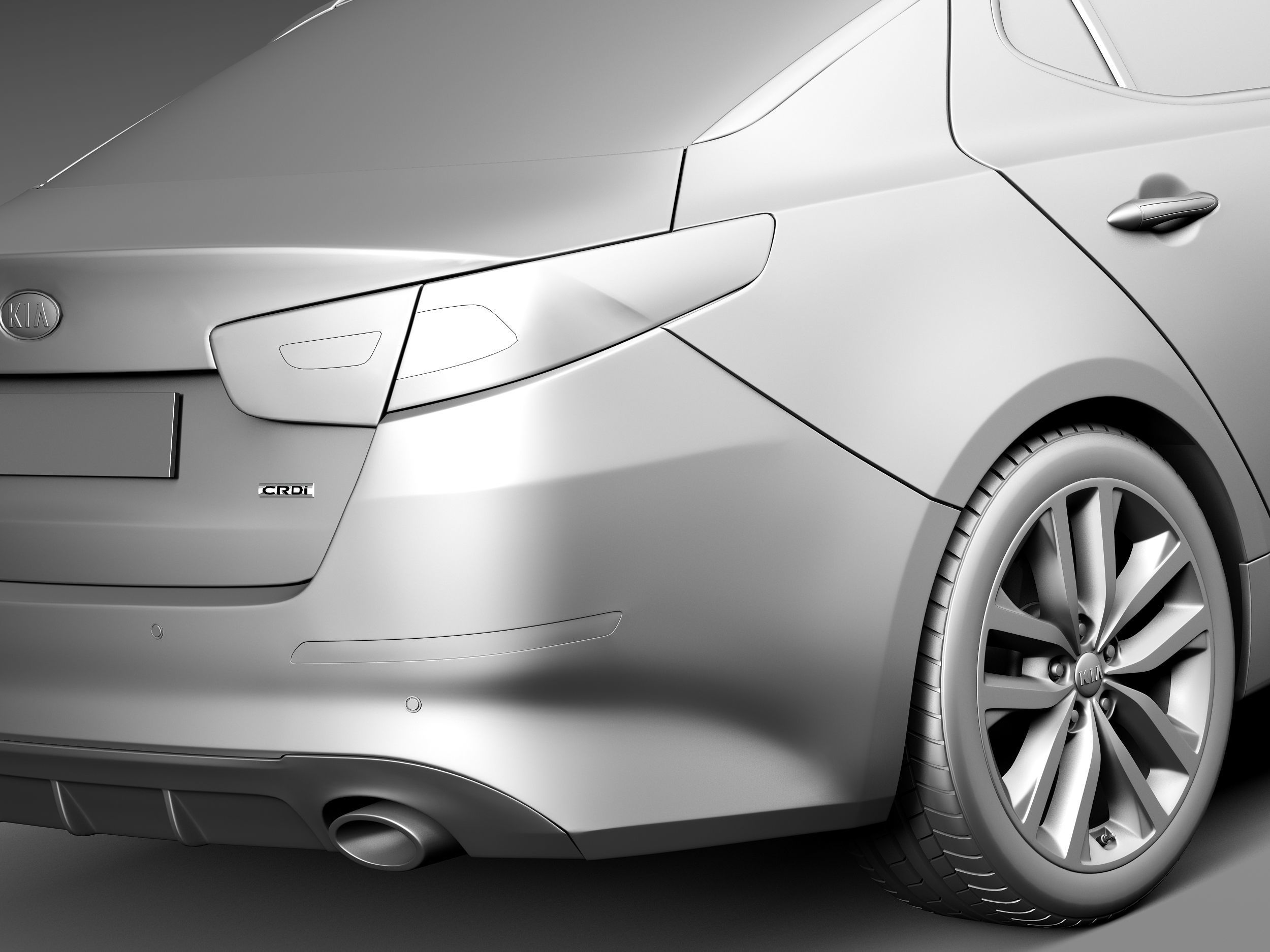 Kia Optima 2014 Sport Package 3D model | CGTrader