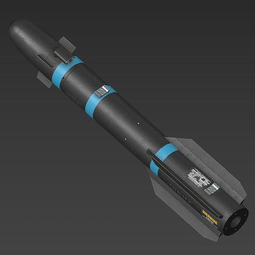 3D model Hellfire Missile Low VR / AR / low-poly | CGTrader