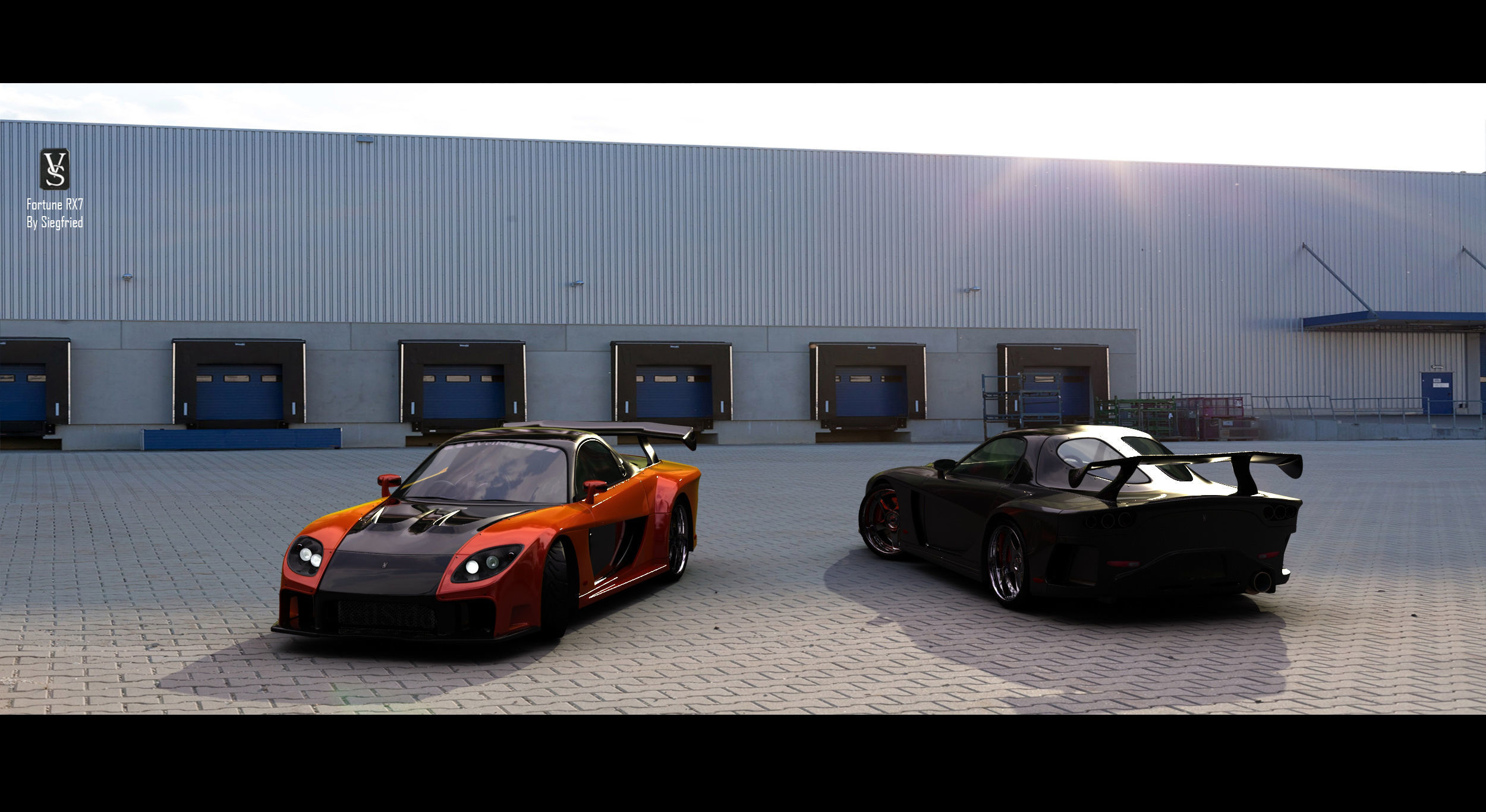 Veilside Fortune Mazda RX7 3D model | CGTrader