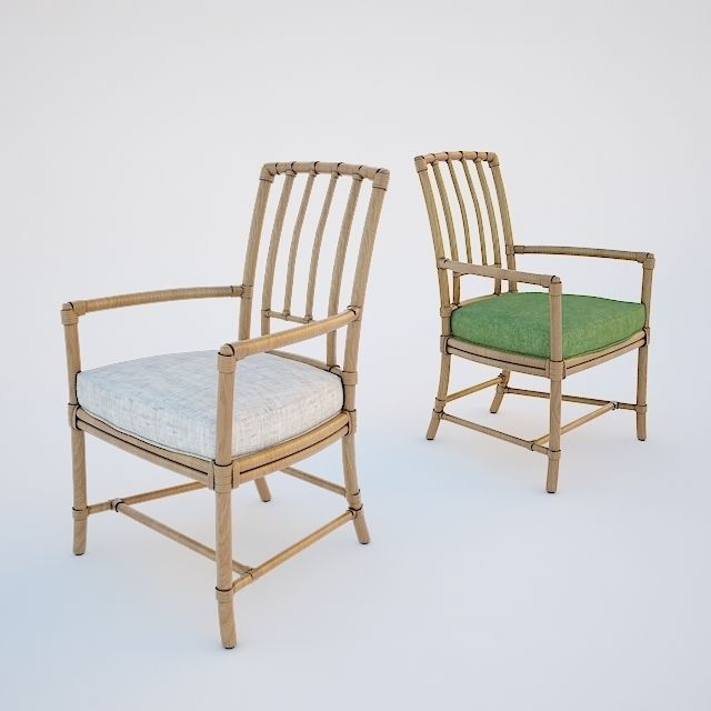 Rattan chair free 3D model | CGTrader