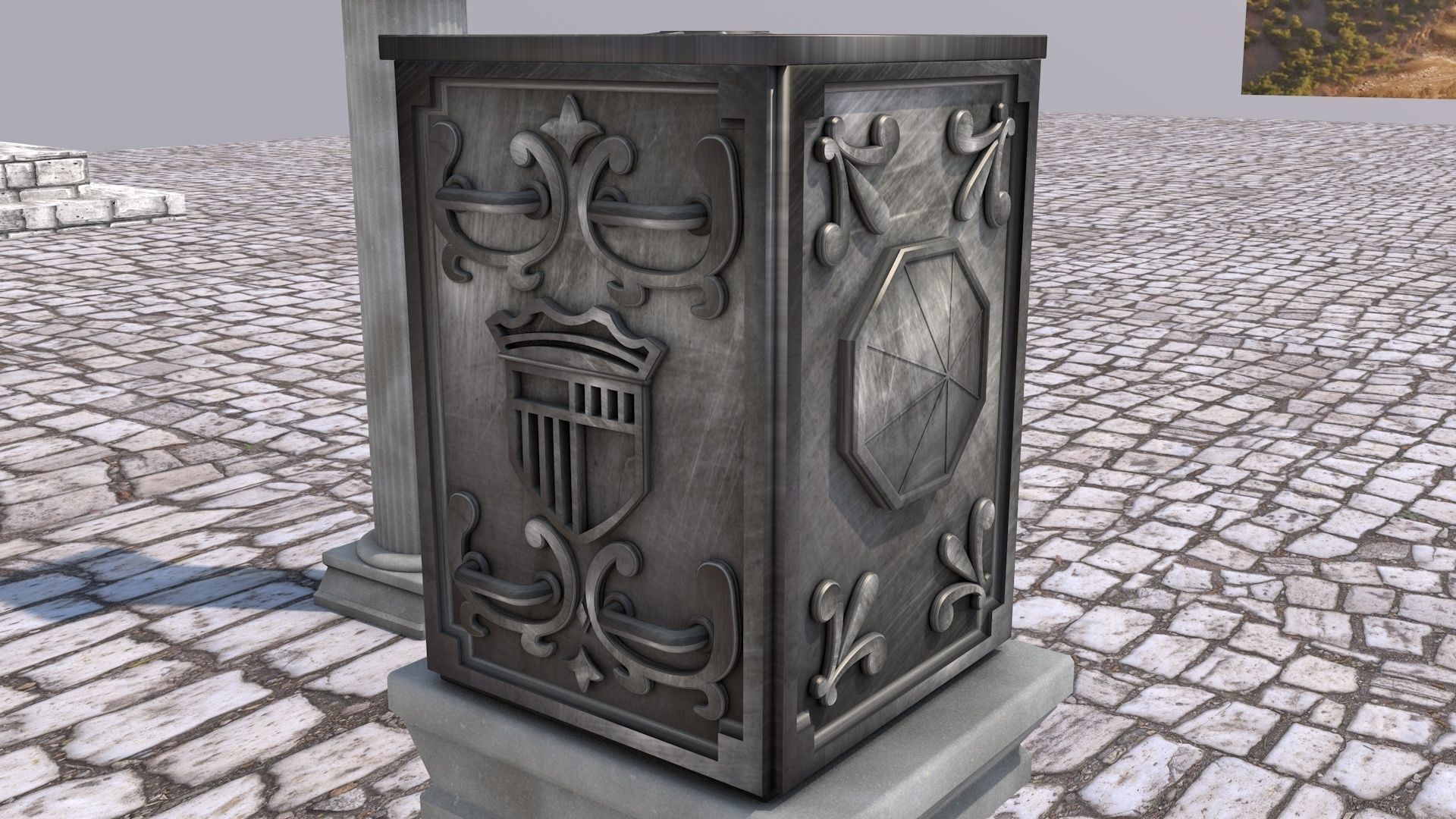 PEGASUS PANDORA BOX - saint seiya 3D model animated | CGTrader