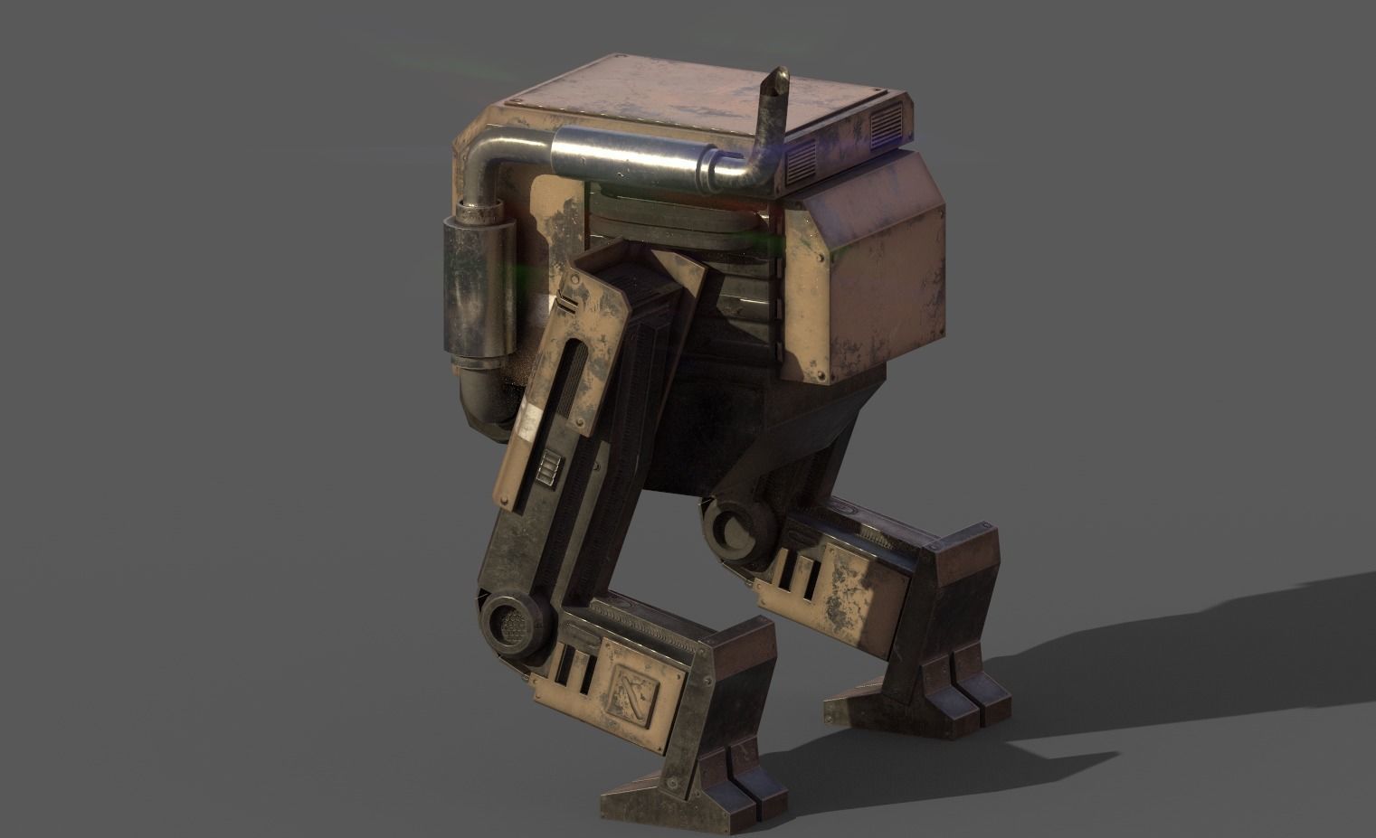 3D model Sci fi robot VR / AR / low-poly | CGTrader