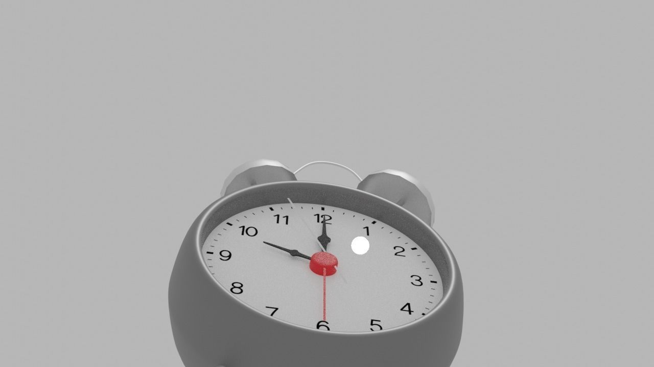 3D model Clock alarm VR / AR / low-poly | CGTrader