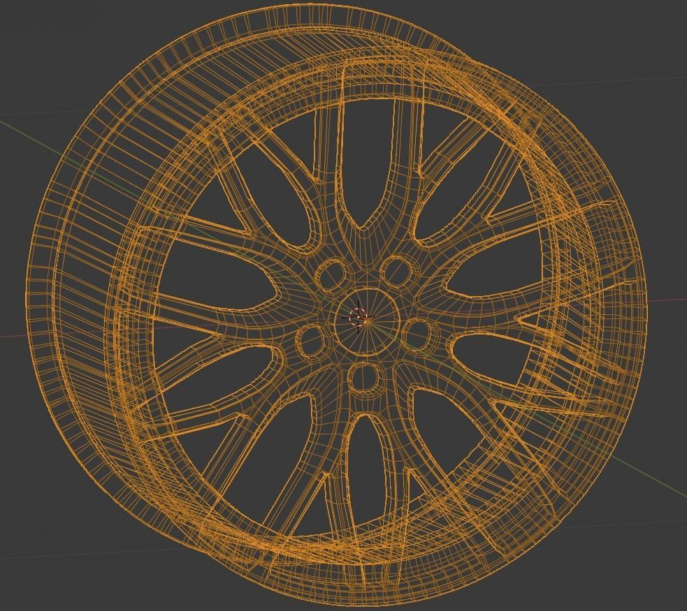 Low Poly car rim free VR / AR / low-poly 3D model | CGTrader