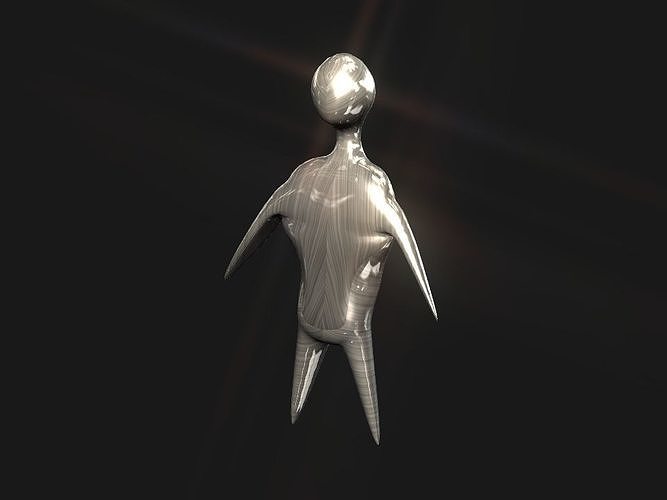 3D model Simple Human male Figure VR / AR / low-poly | CGTrader