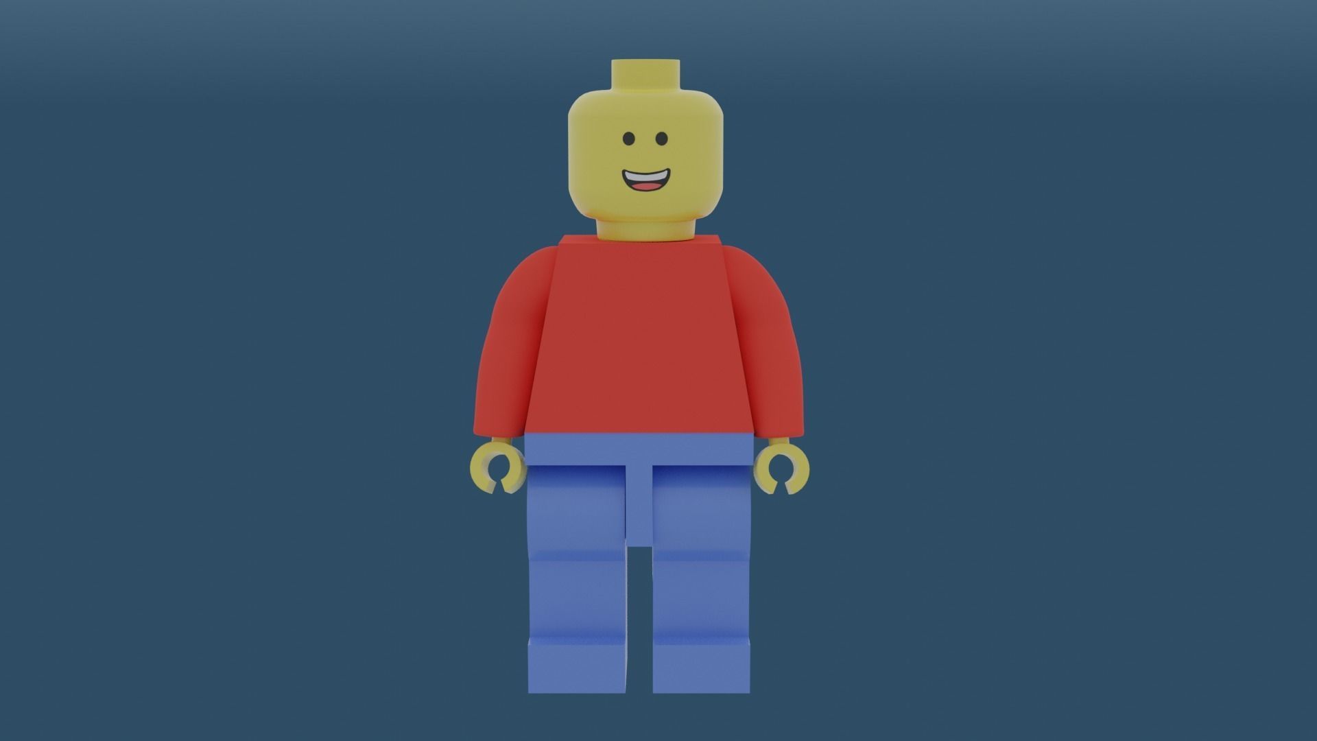 Lego Man free 3D model | CGTrader
