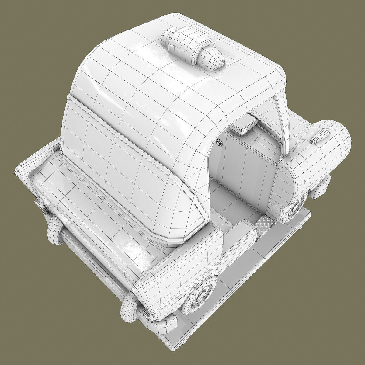 3D model Police Coin Operated Ride VR / AR / low-poly | CGTrader