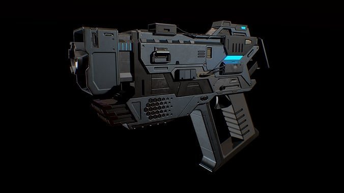 3D model NaGun VR / AR / low-poly | CGTrader