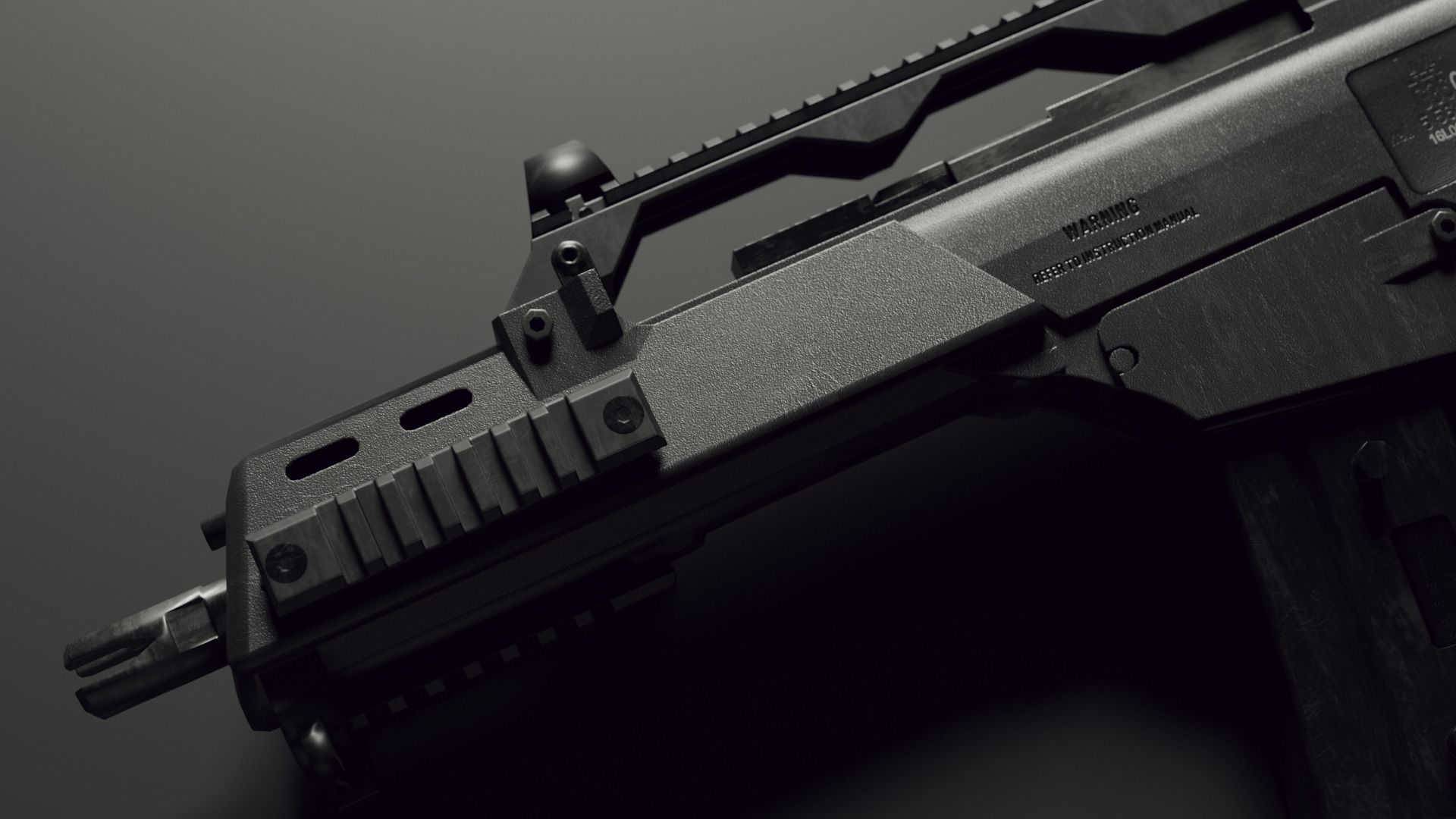 3D model g36 c - low poly - Heckler Koch VR / AR / low-poly | CGTrader