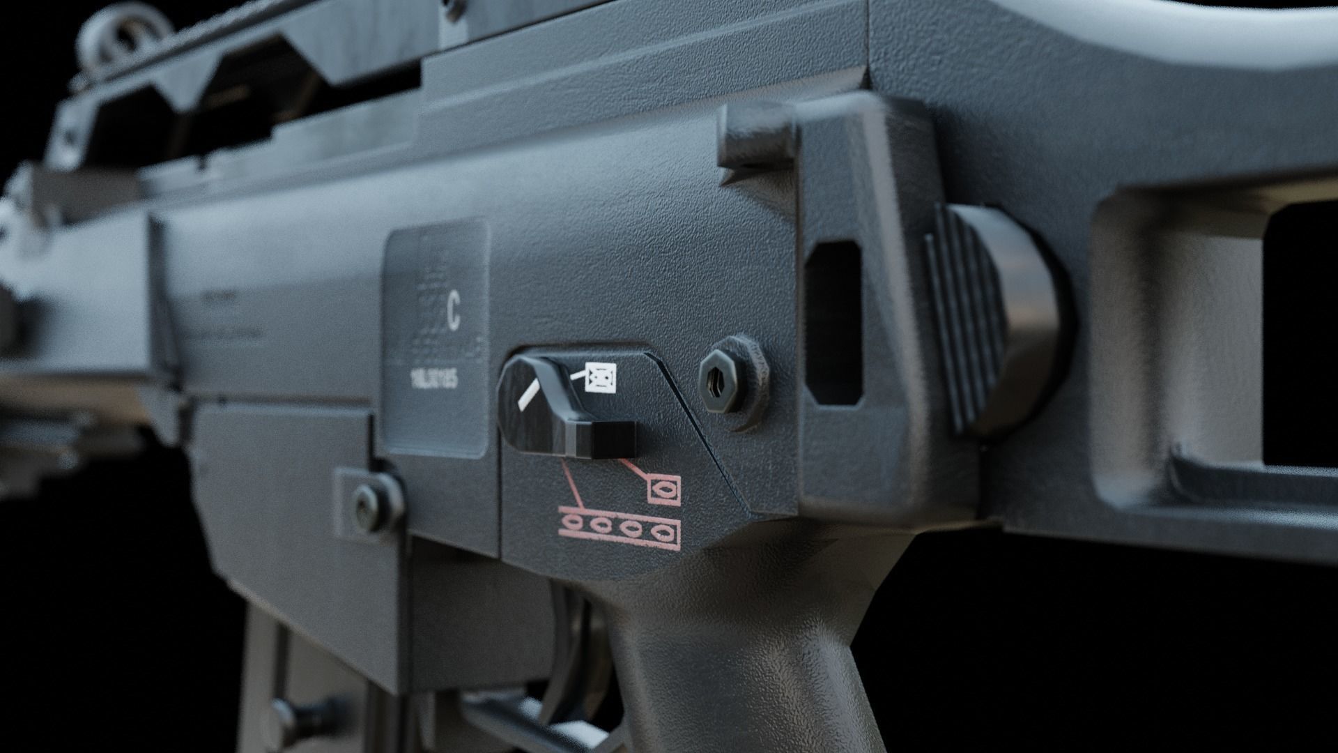 3D model g36 c - low poly - Heckler Koch VR / AR / low-poly | CGTrader