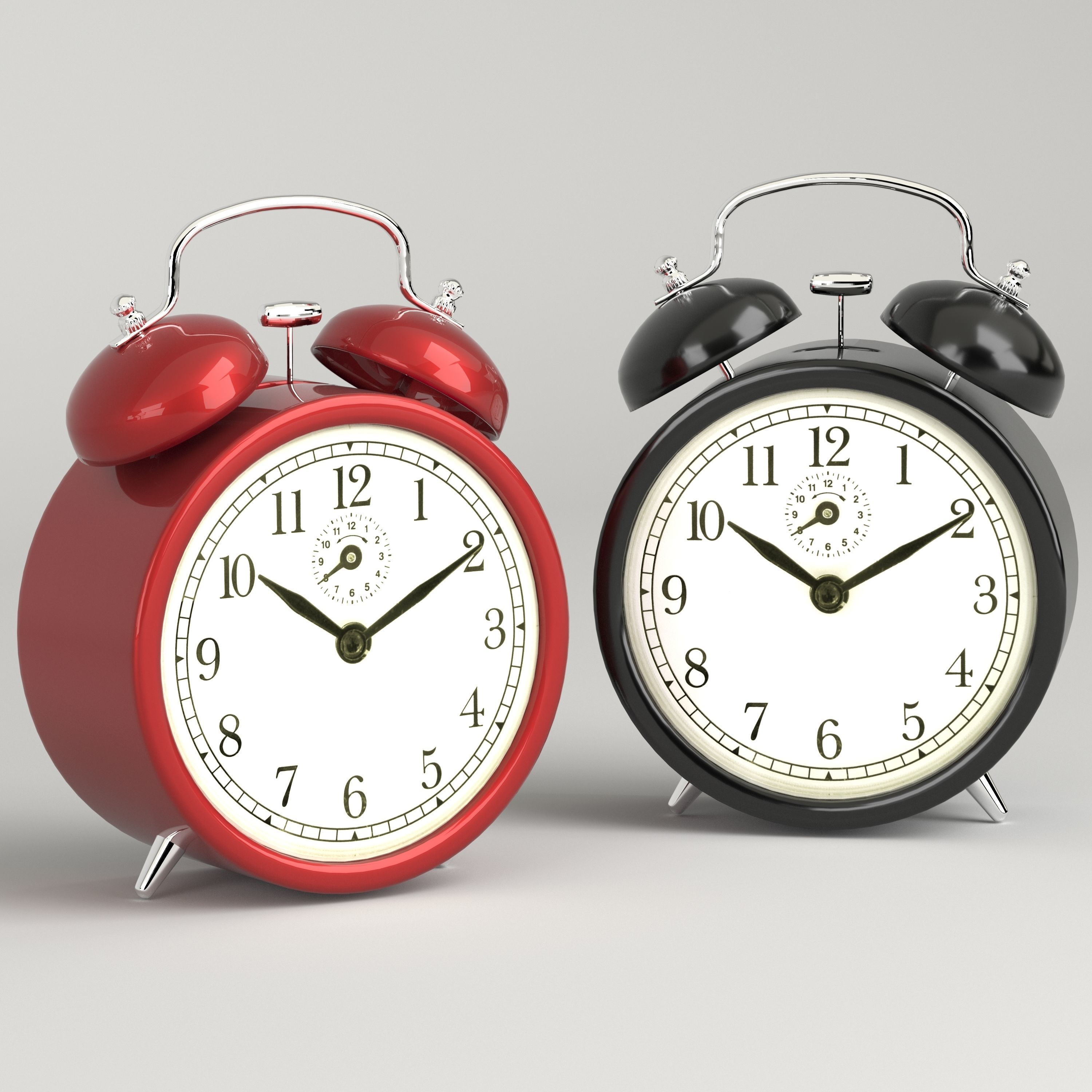 DEKAD Alarm clock 3D model | CGTrader