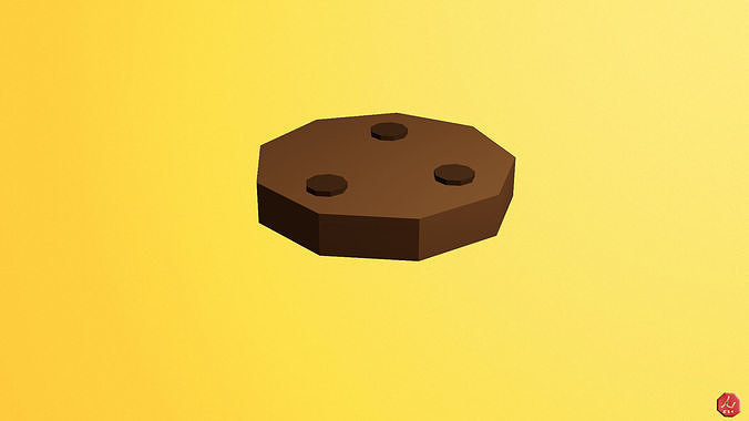 3D model Low-poly Cookie lego VR / AR / low-poly | CGTrader