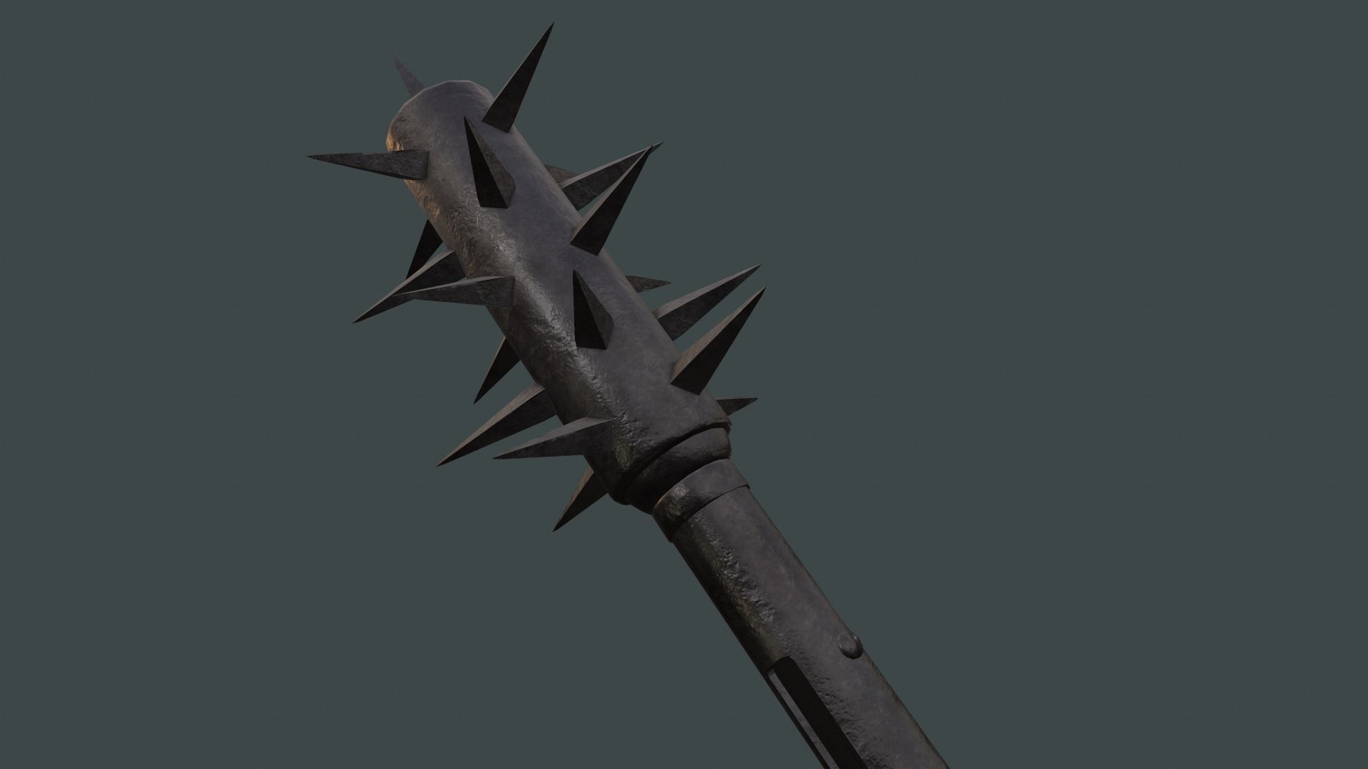 Spiked Mace free VR / AR / low-poly 3D model | CGTrader