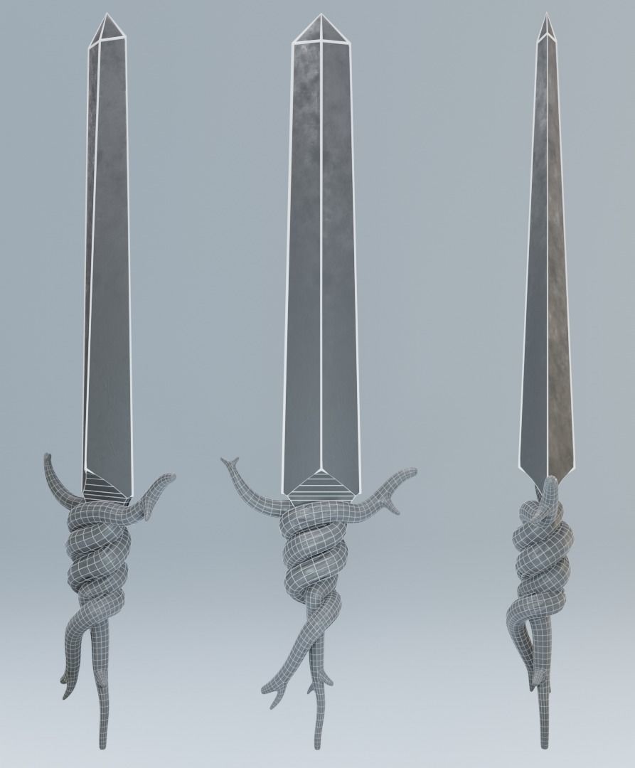 Finn Sword - Root Sword free VR / AR / low-poly 3D model | CGTrader