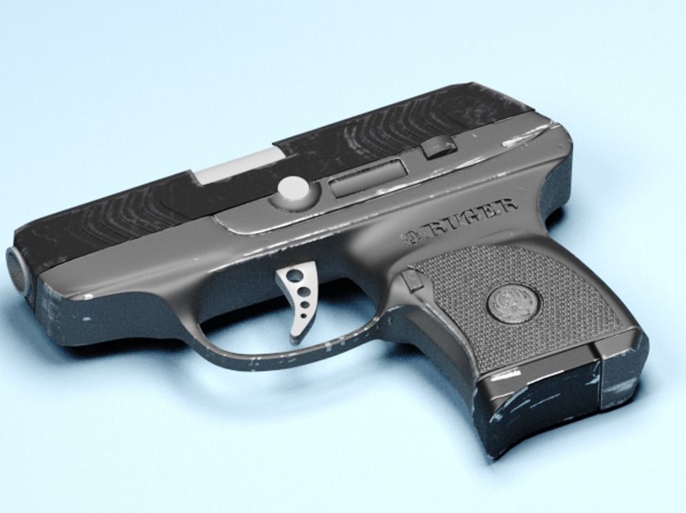 Mini pistol special 3D model | CGTrader