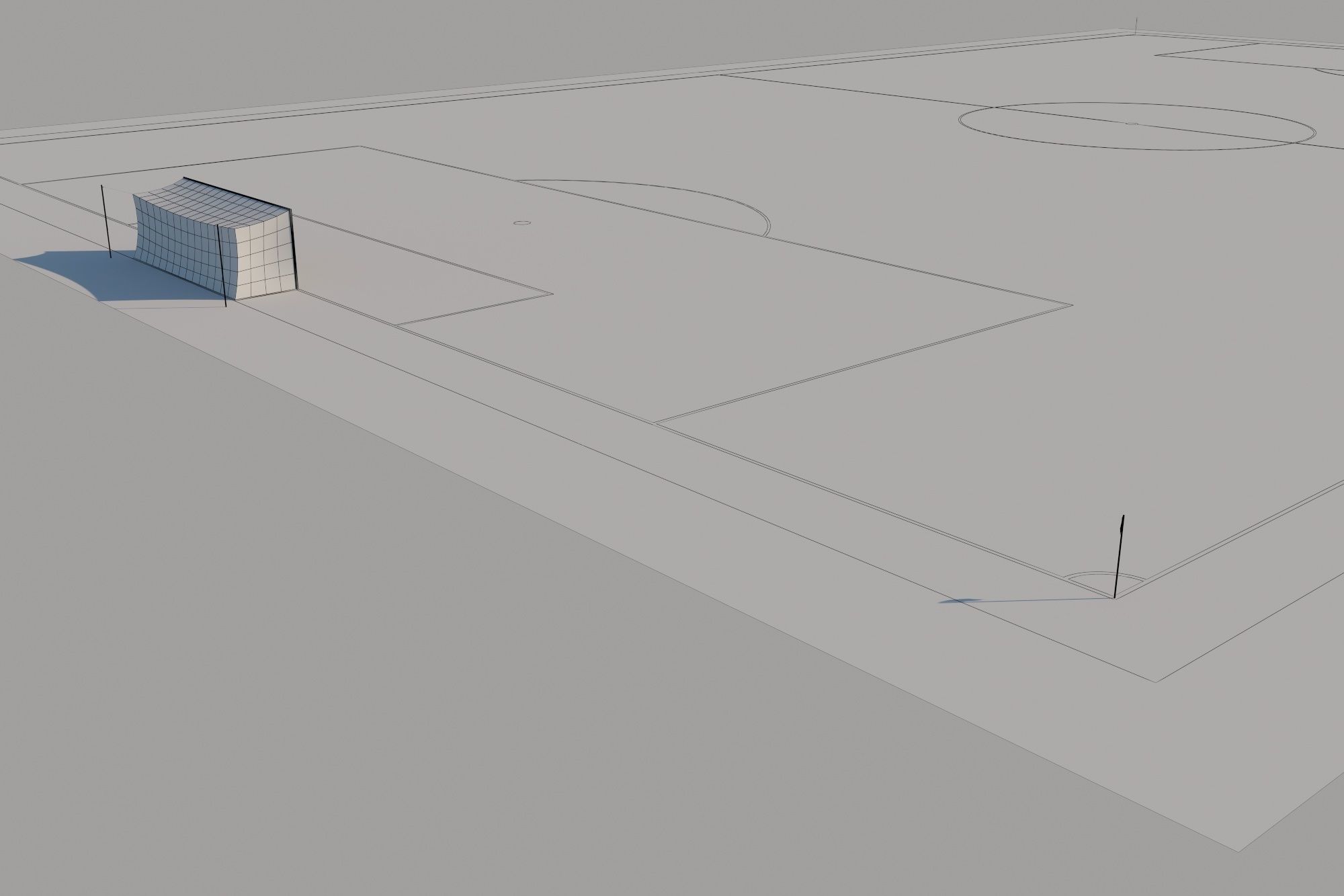 3D model FIFA Standard Football Field VR / AR / low-poly | CGTrader