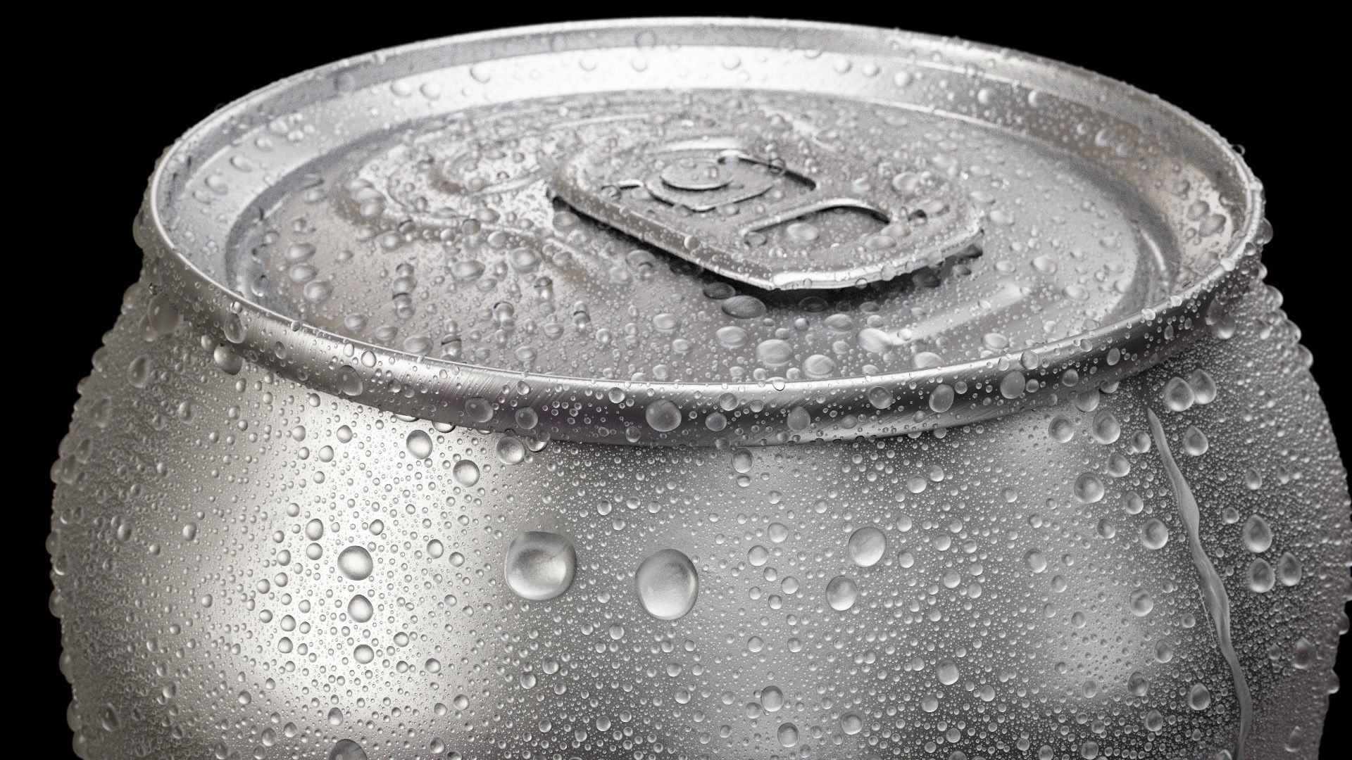 Standard 330ml Beverage Can with Dense Water Drops 3D model | CGTrader