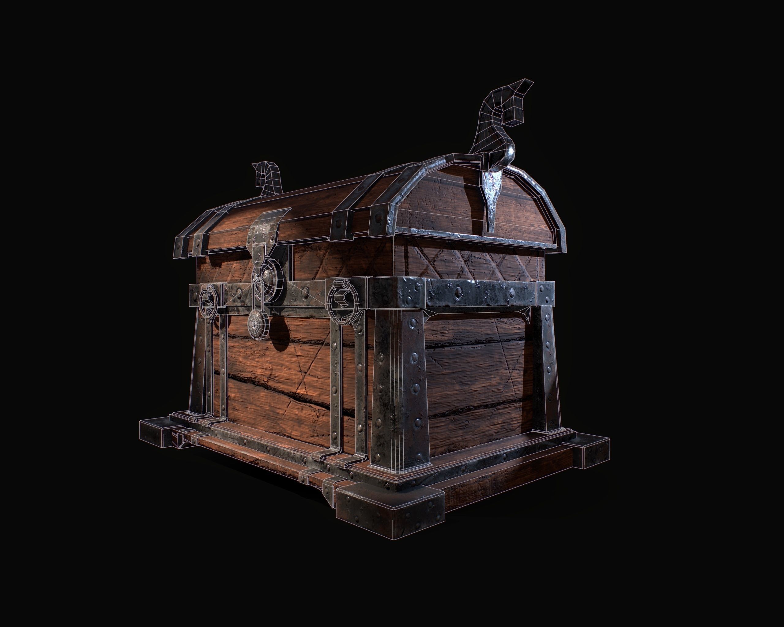 3D model Chest VR / AR / low-poly | CGTrader