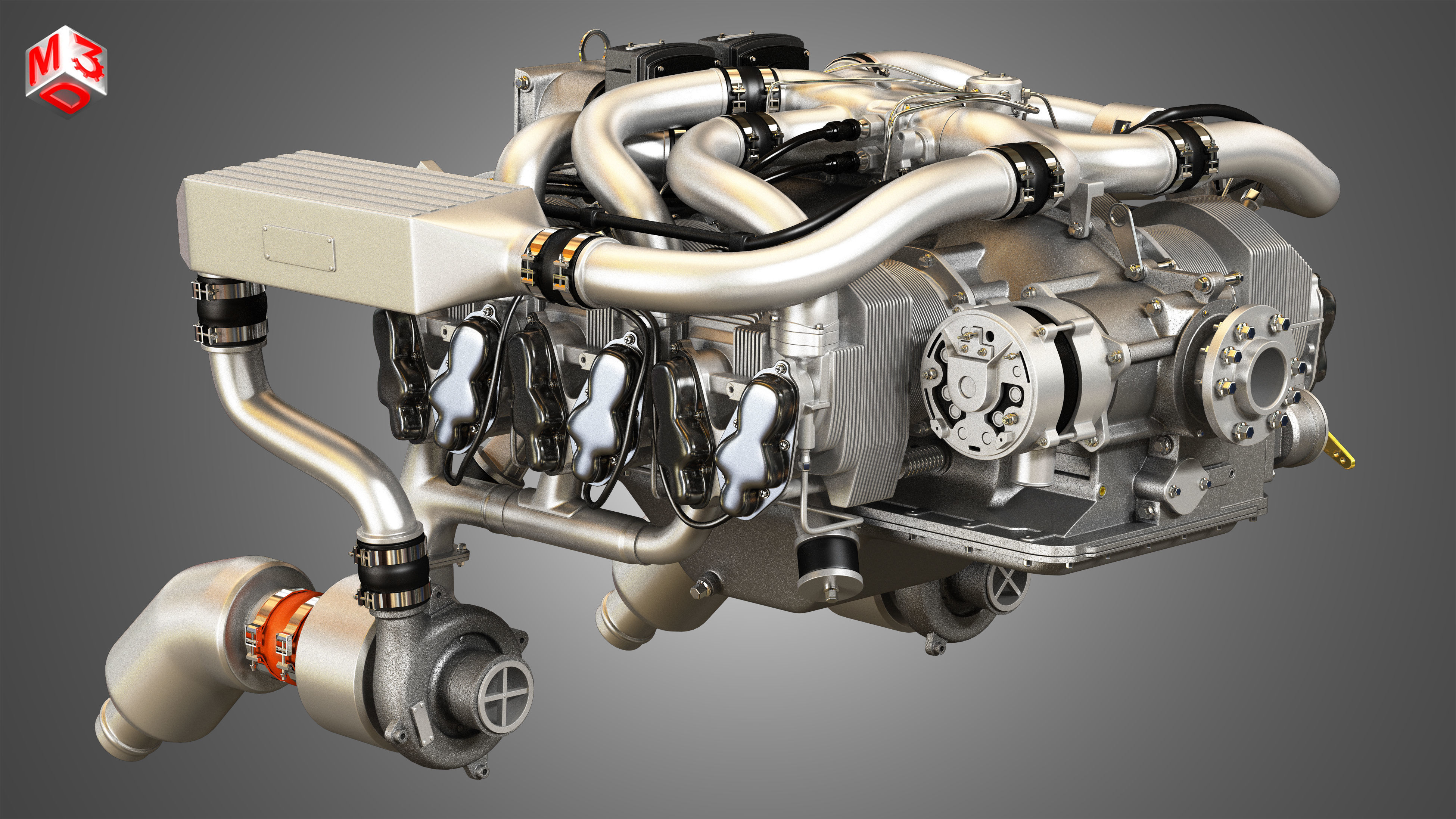 Continental IO 550 Aircraft Engine 3D model | CGTrader