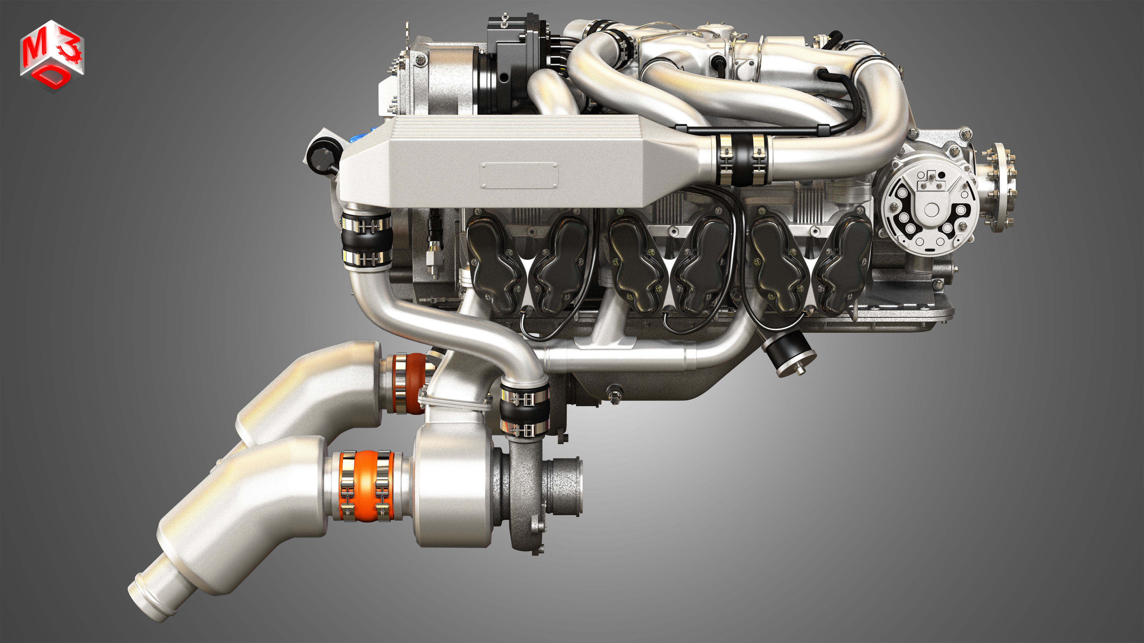 Continental IO 550 Aircraft Engine 3D model | CGTrader