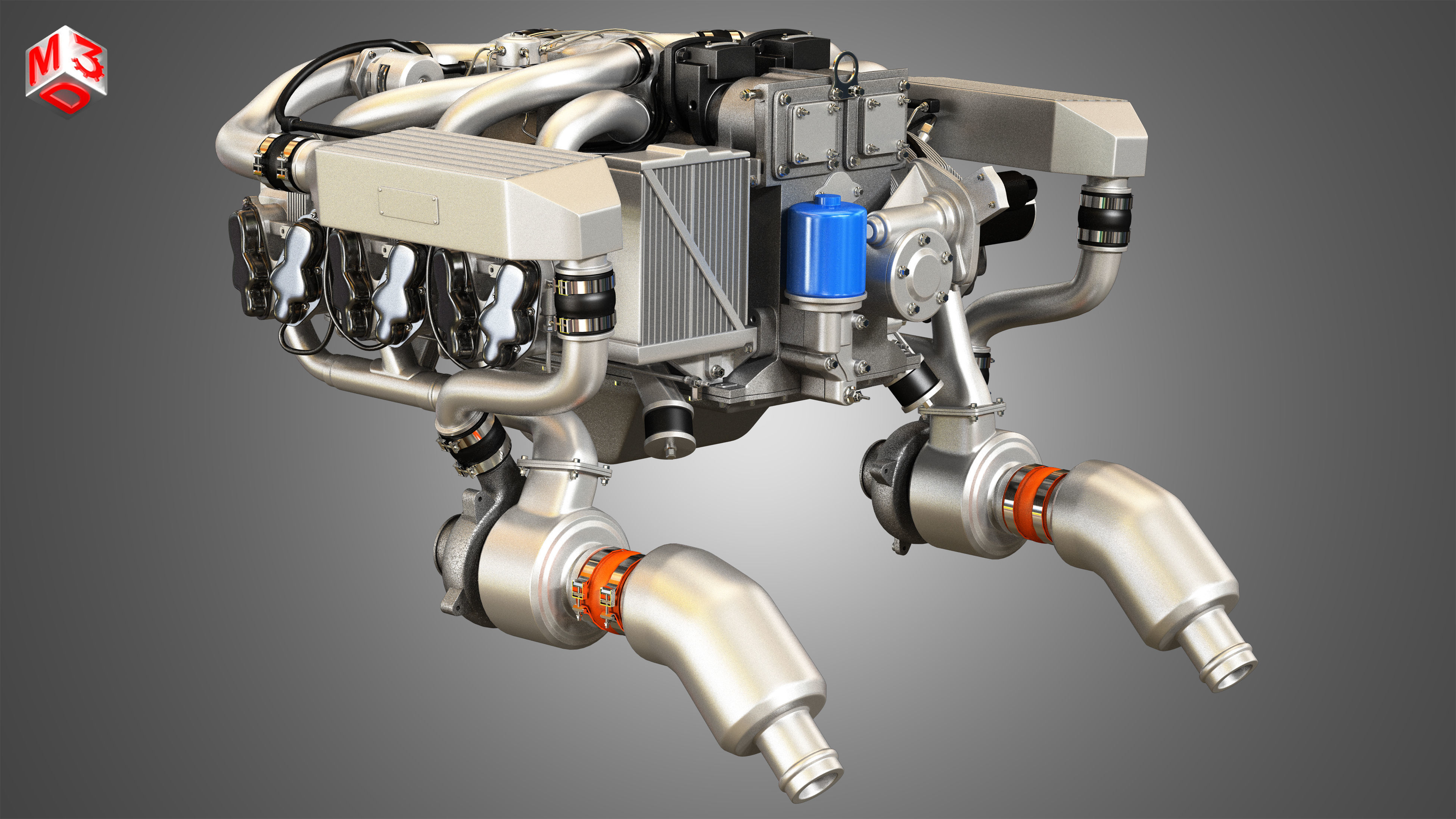 Continental IO 550 Aircraft Engine 3D model | CGTrader